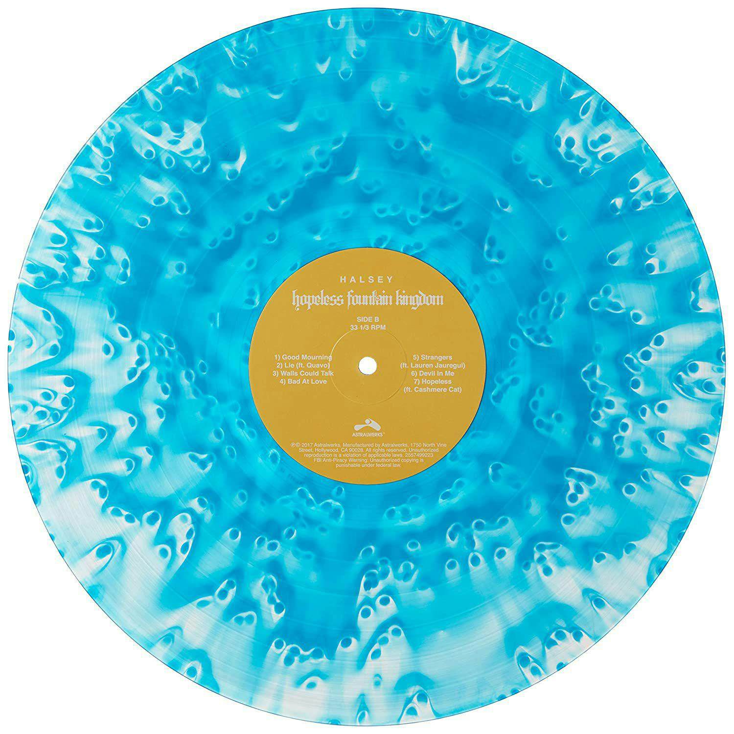Halsey Hopeless Fountain Kingdom (Limited Edition Clear with Teal ...