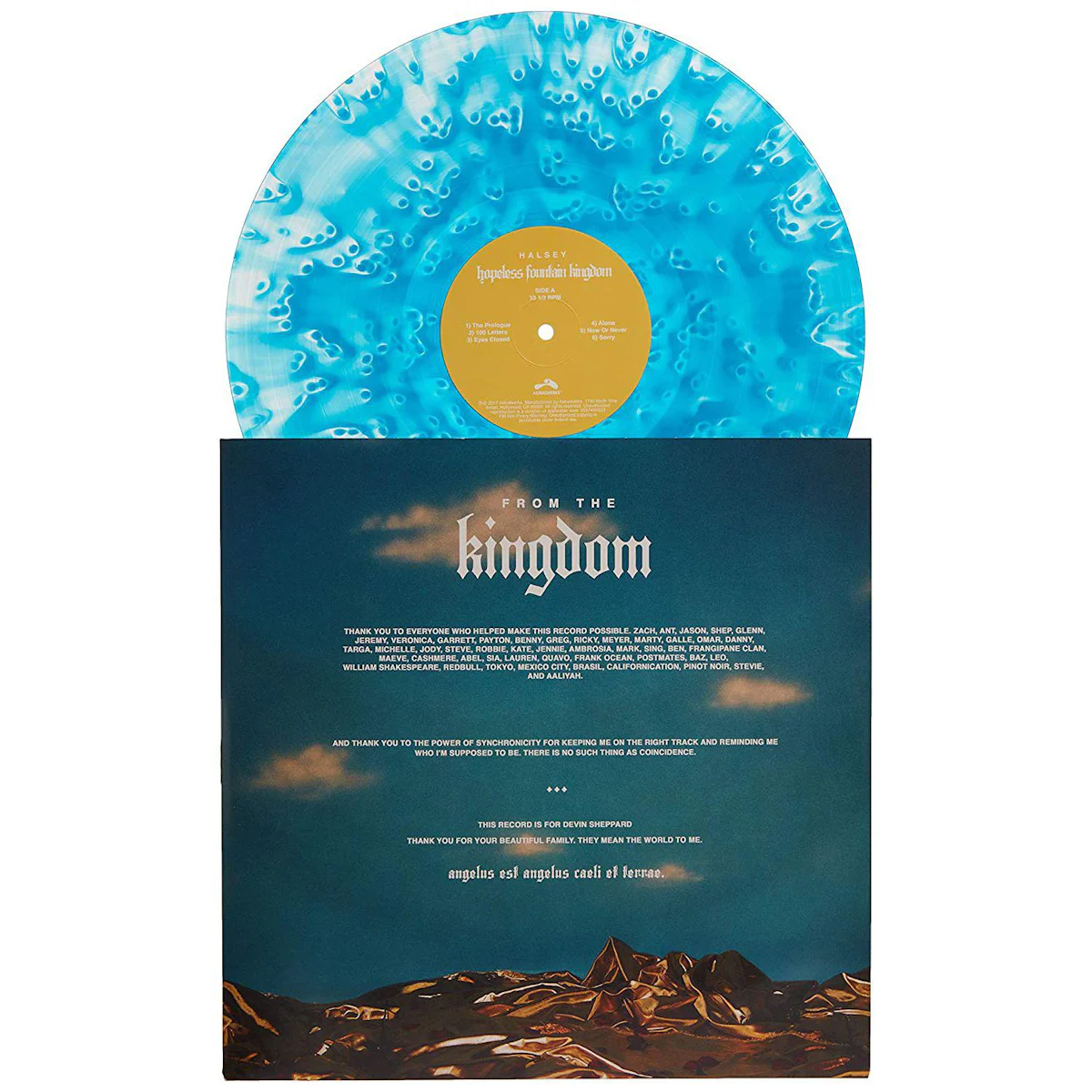 Halsey Hopeless Fountain Kingdom (Limited Edition Clear with Teal ...