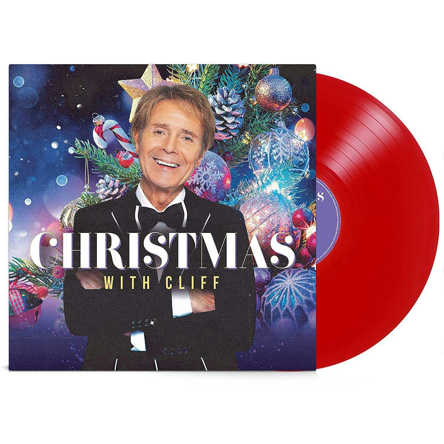 Cliff Richard Christmas With Cliff (Red) Vinyl Record