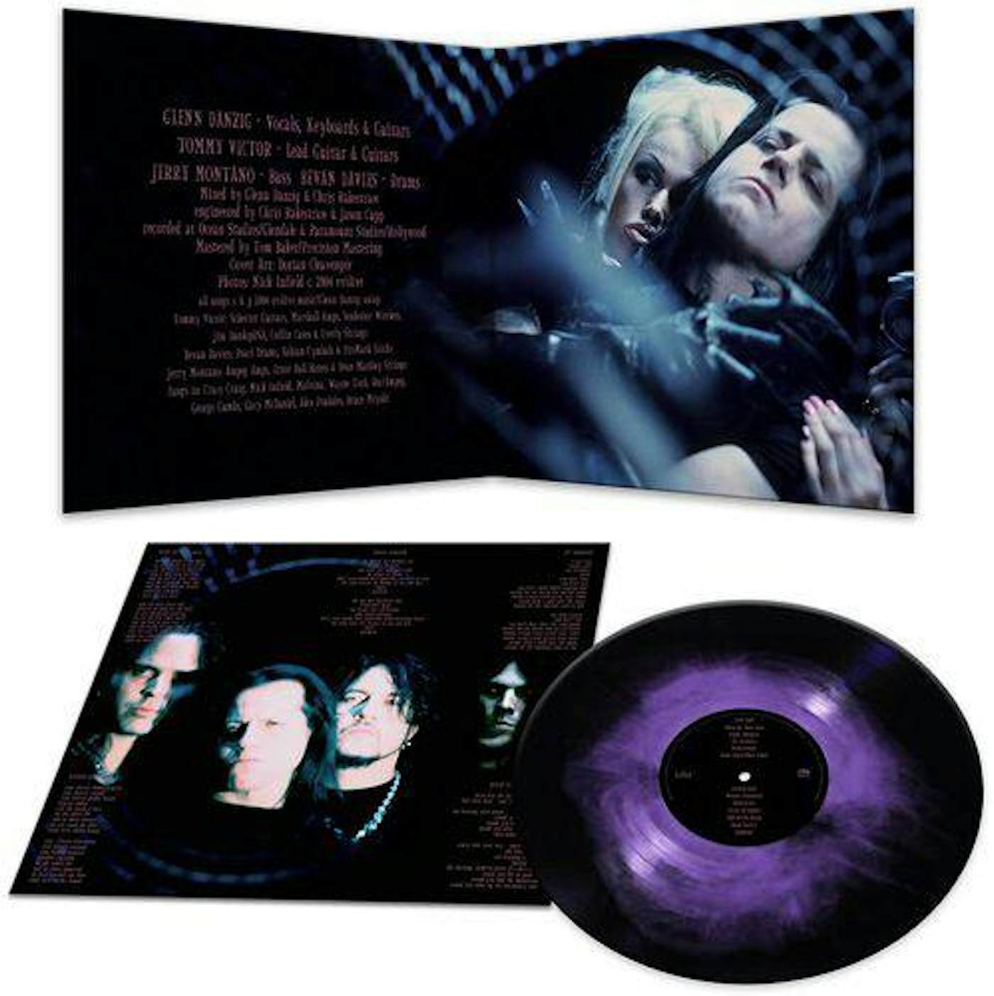 Danzig Circle Of Snakes - Black/Purple Haze Vinyl Record