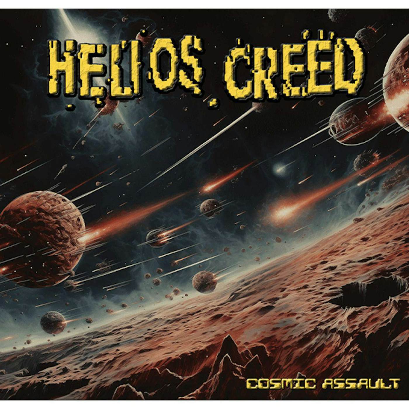 Helios Creed Cosmic Assault (Red) Vinyl Record