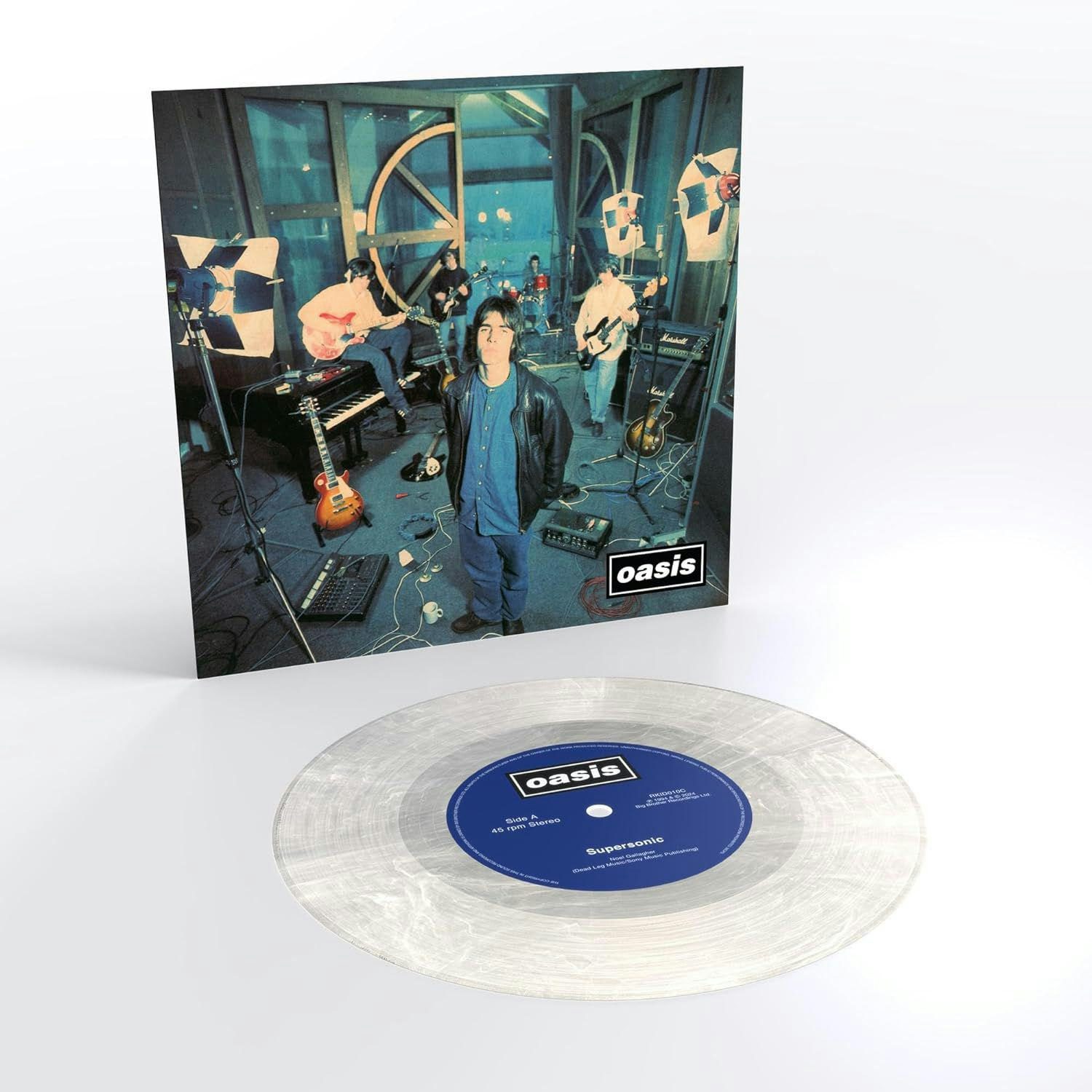 Oasis Supersonic (7"/Limited Edition/Clear Vinyl/Collector's Edition ...