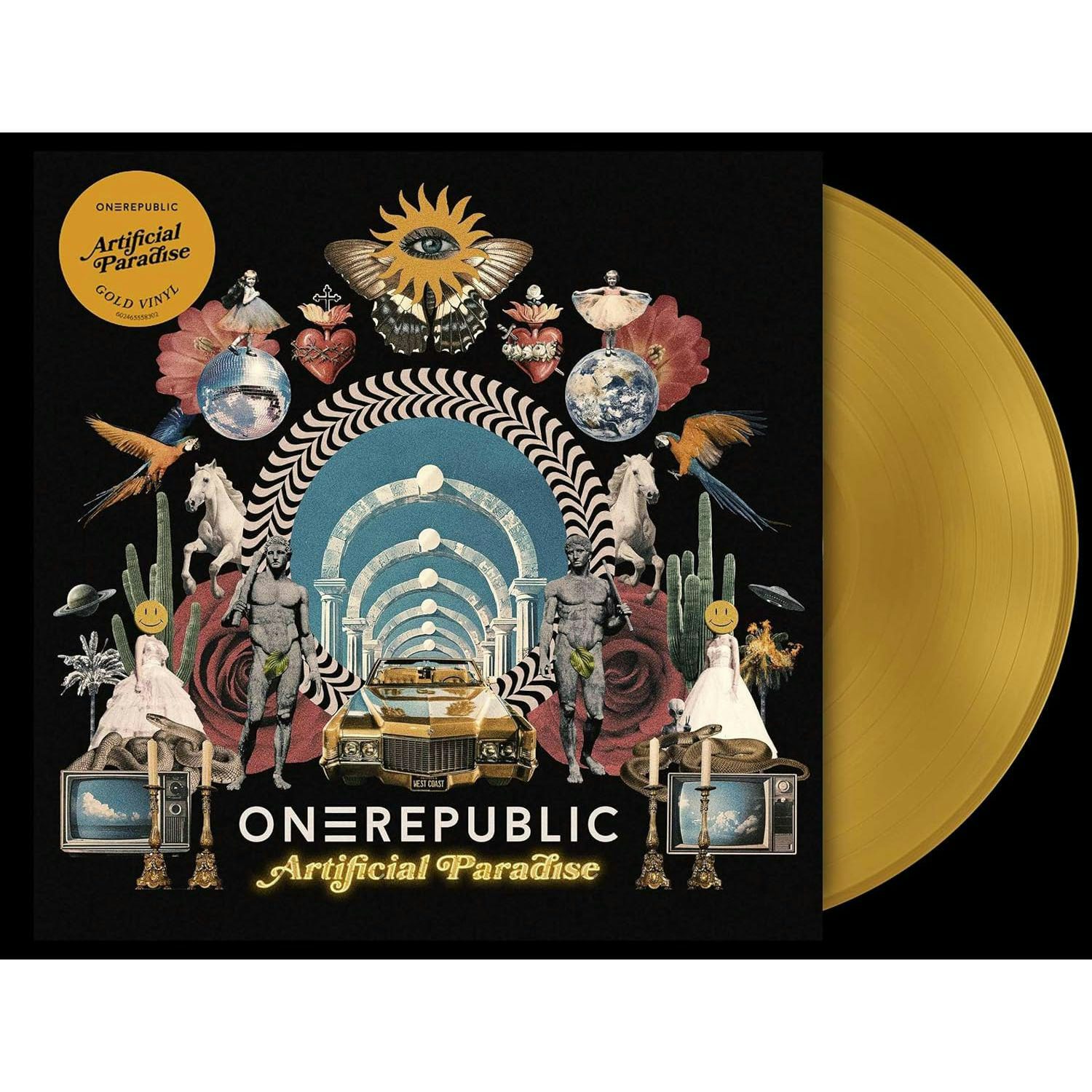 OneRepublic Artificial Paradise (Gold) Vinyl Record