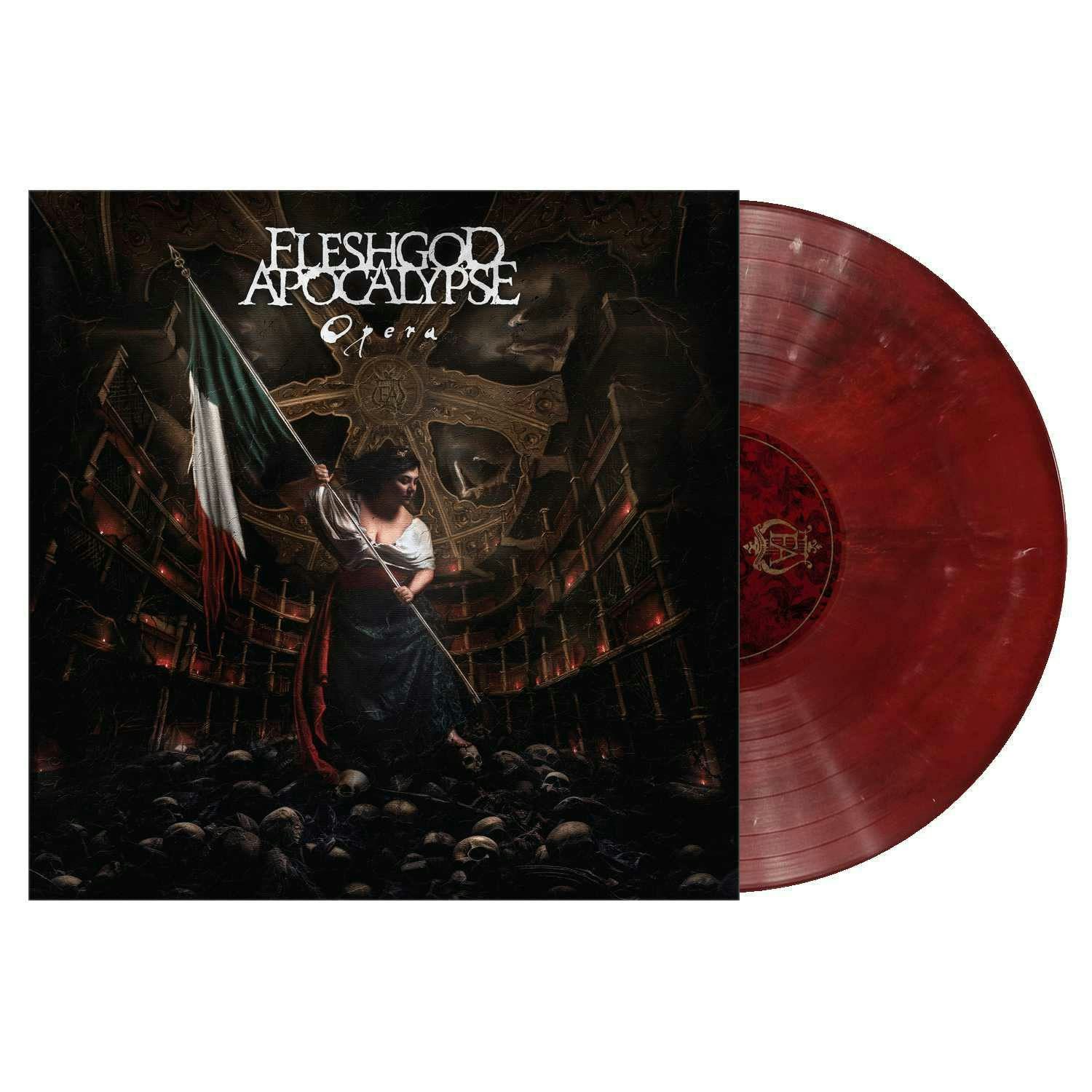 Fleshgod Apocalypse Opera (Red Marble) Vinyl Record
