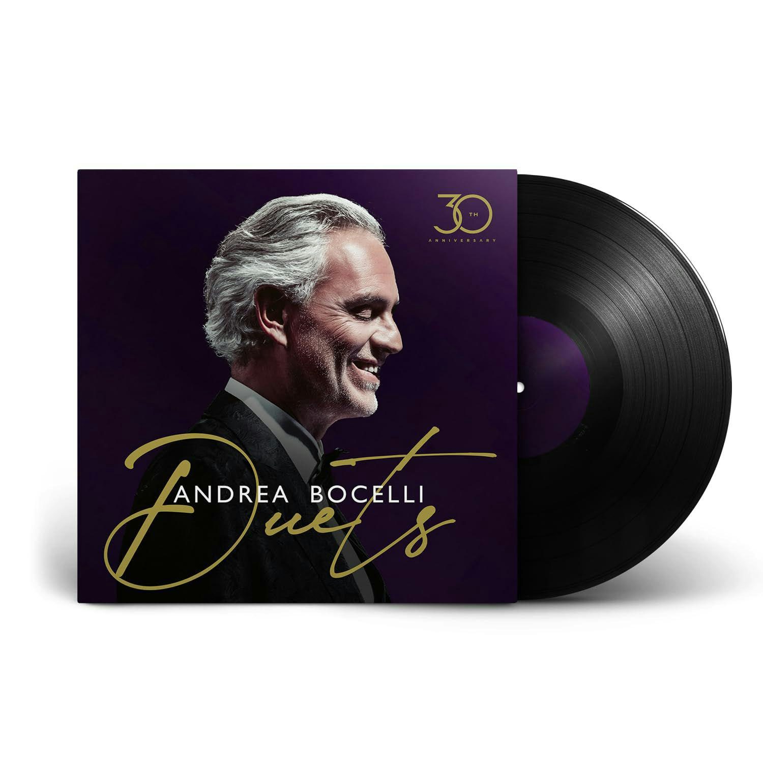 Andrea Bocelli Duets - 30th Anniversary Vinyl Record