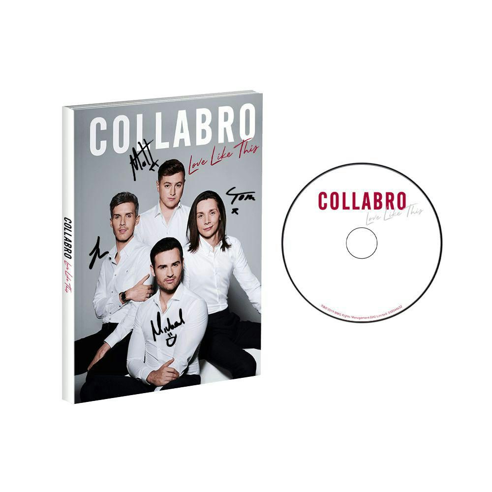 Collabro Love Like This Deluxe Book CD (Signed) CD