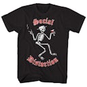 Social Distortion T-Shirt | Skeleton Logo Social Distortion T-Shirt