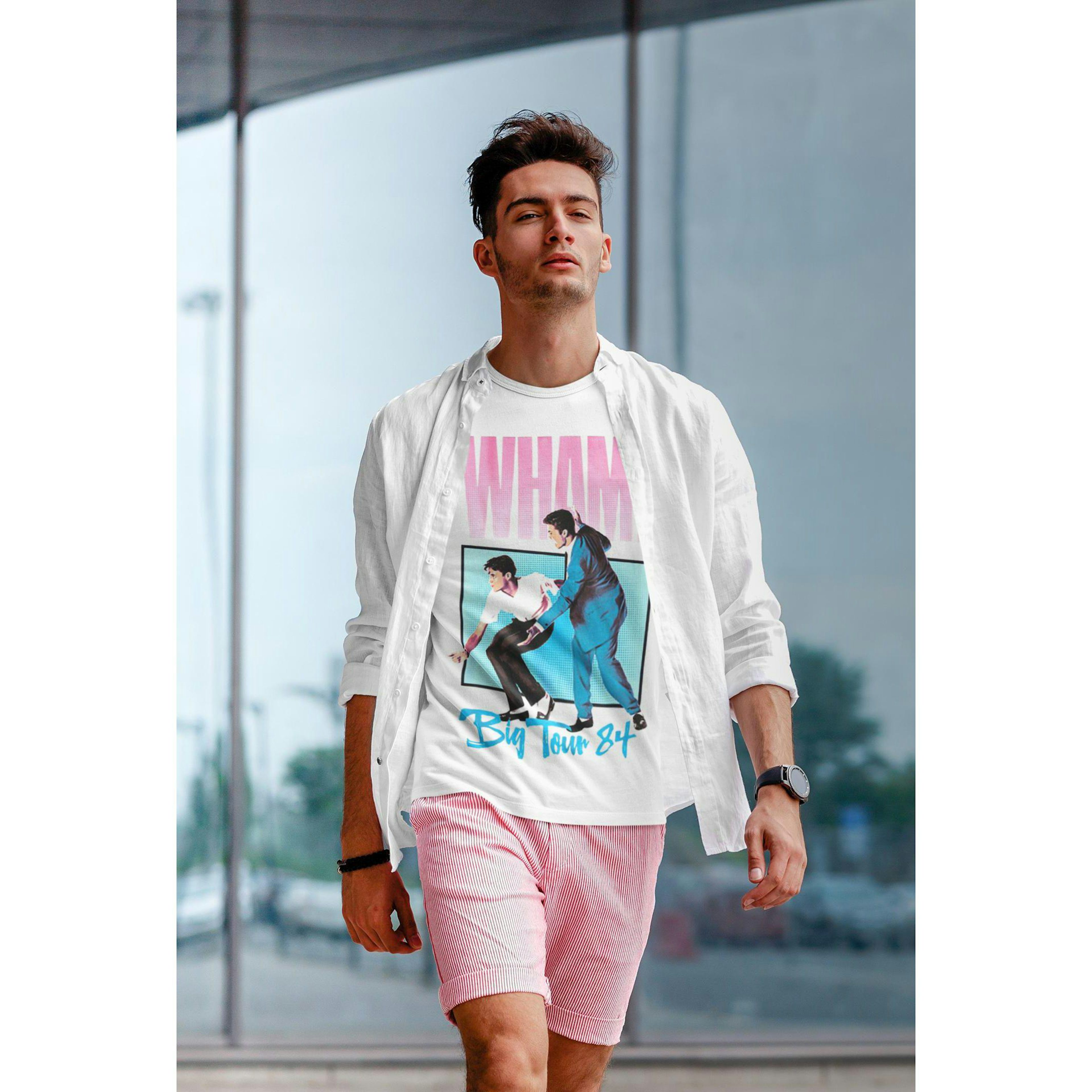 Wham! T-Shirt | Big Tour ’84 Shirt (Reissue)