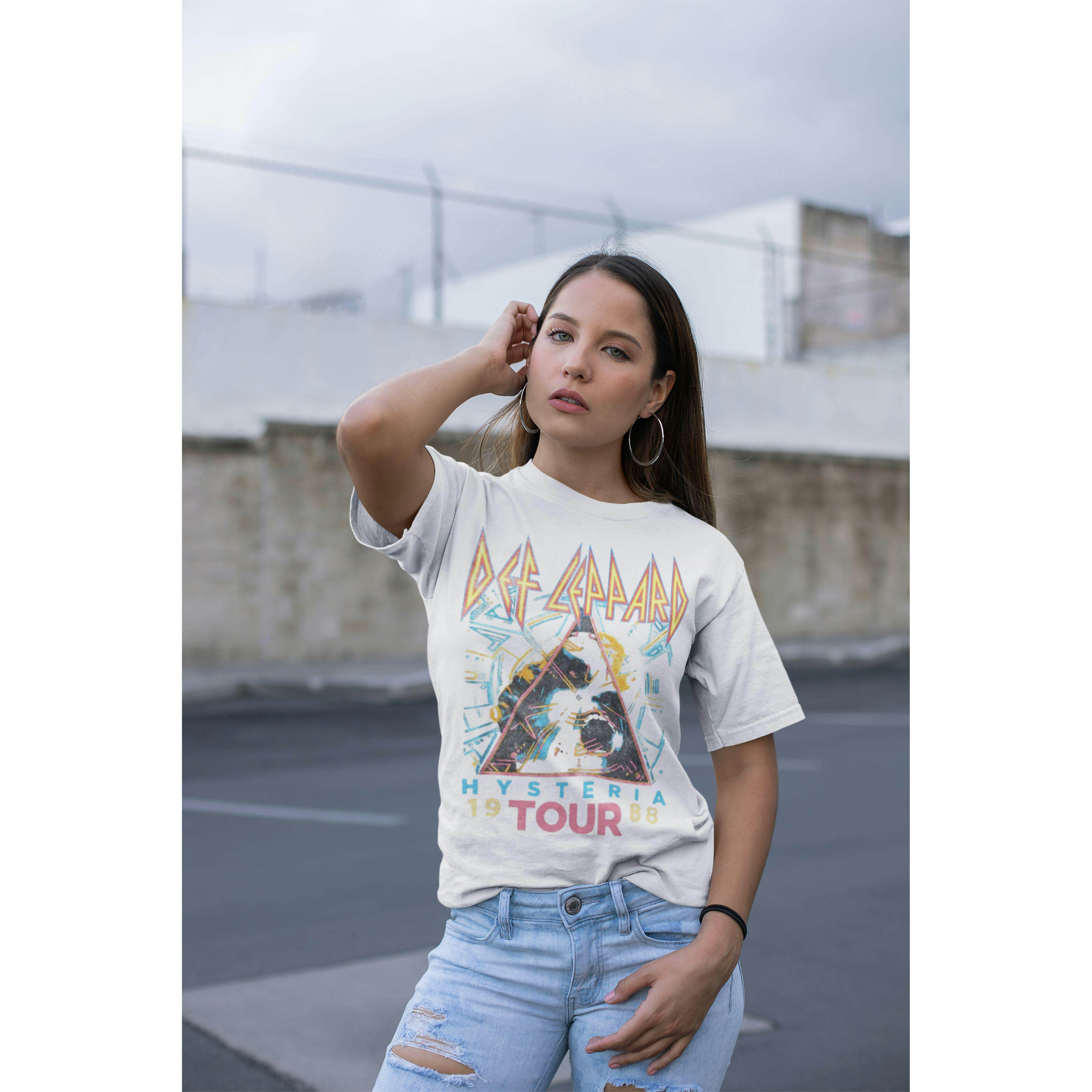 Def Leppard T-Shirt | Hysteria Tour ’88 Def Leppard Shirt (Reissue)