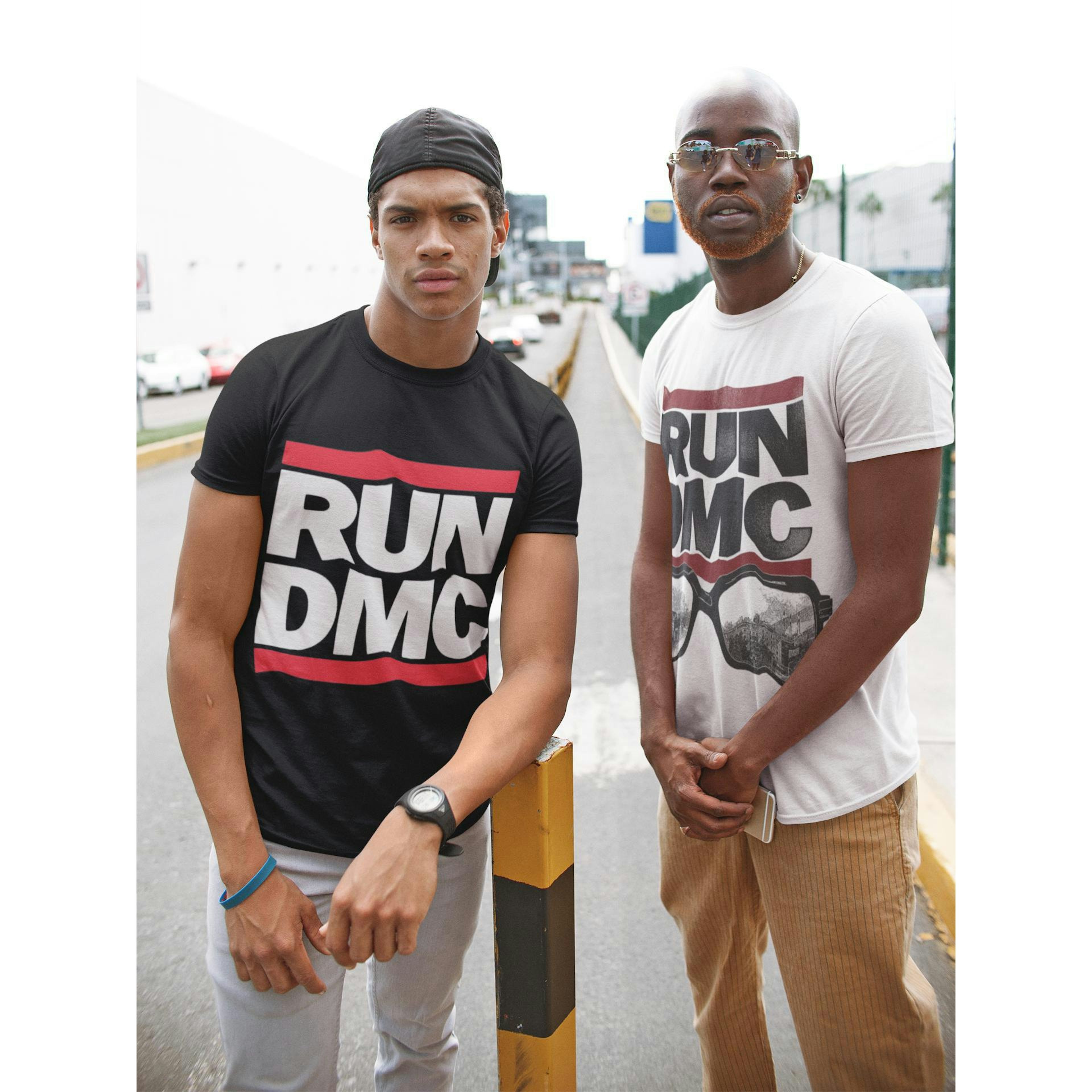 Run DMC T-Shirt | Classic Logo & Glasses Run DMC Shirt
