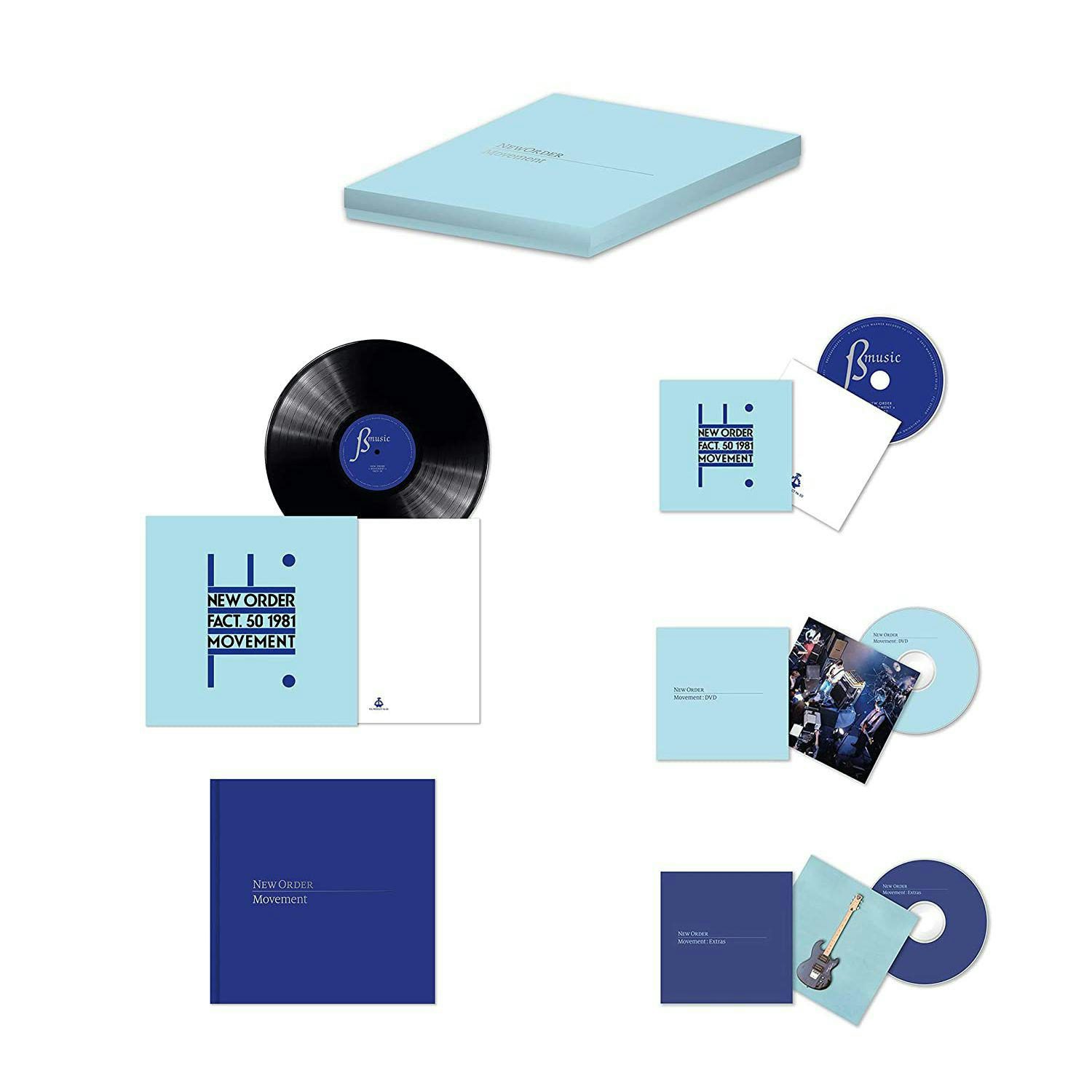 New Order Movement (Definitive Edition / LP/2CD/DVD / Box Set) Vinyl Record
