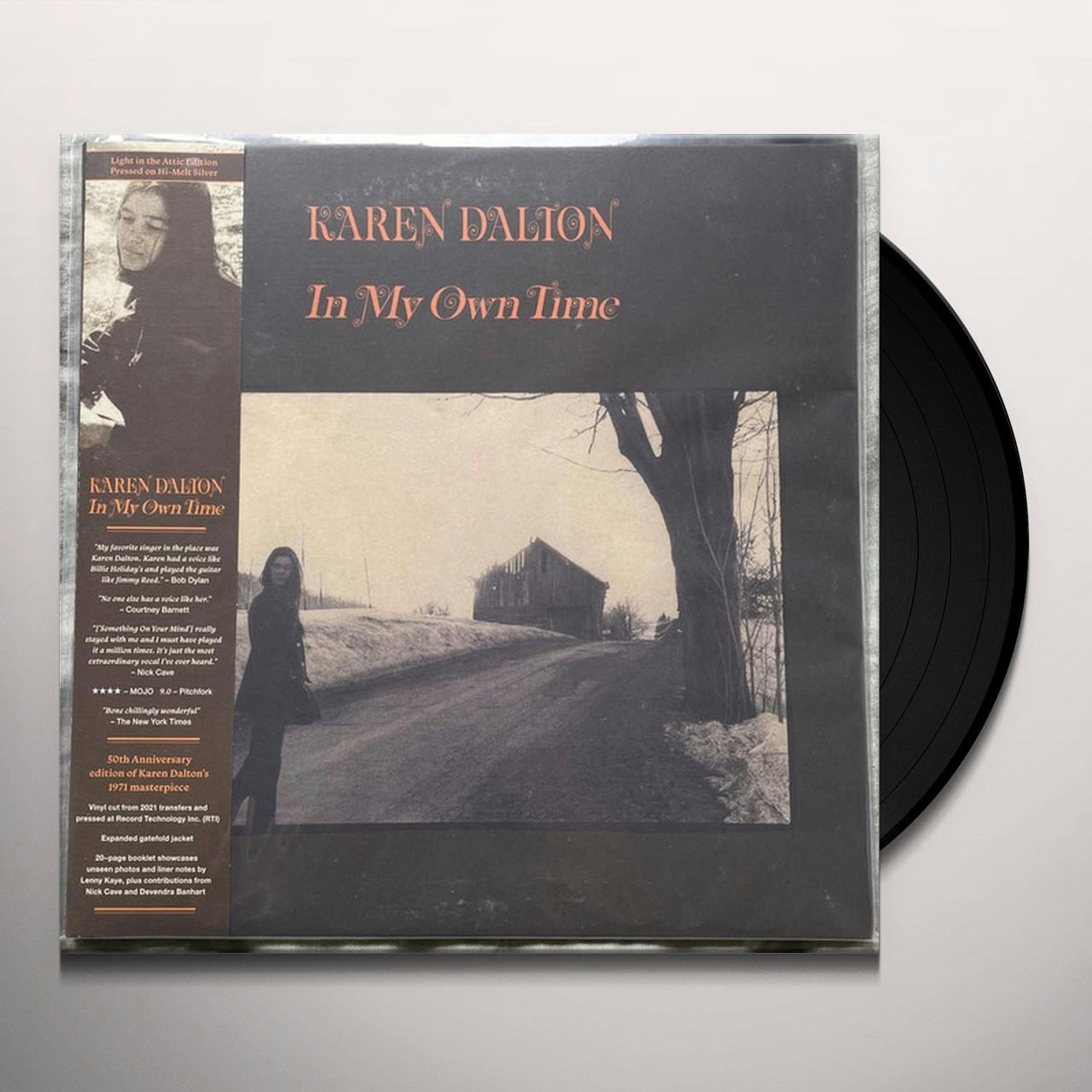 Karen Dalton IN MY OWN TIME (50TH ANNIVERSARY EDITION) Vinyl Record