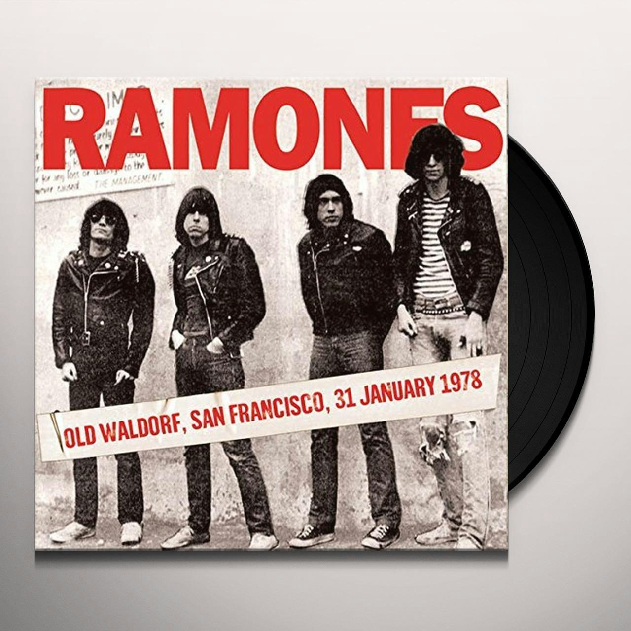 Ramones OLD WALDORF SAN FRANCISCO 31 JANUARY 1978 Vinyl Record