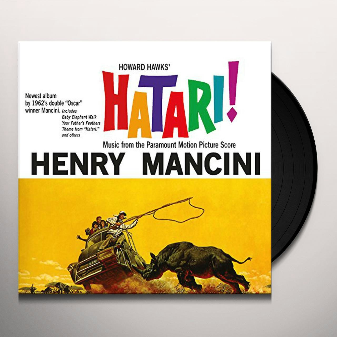 Henry Mancini HATARI / Original Soundtrack Vinyl Record