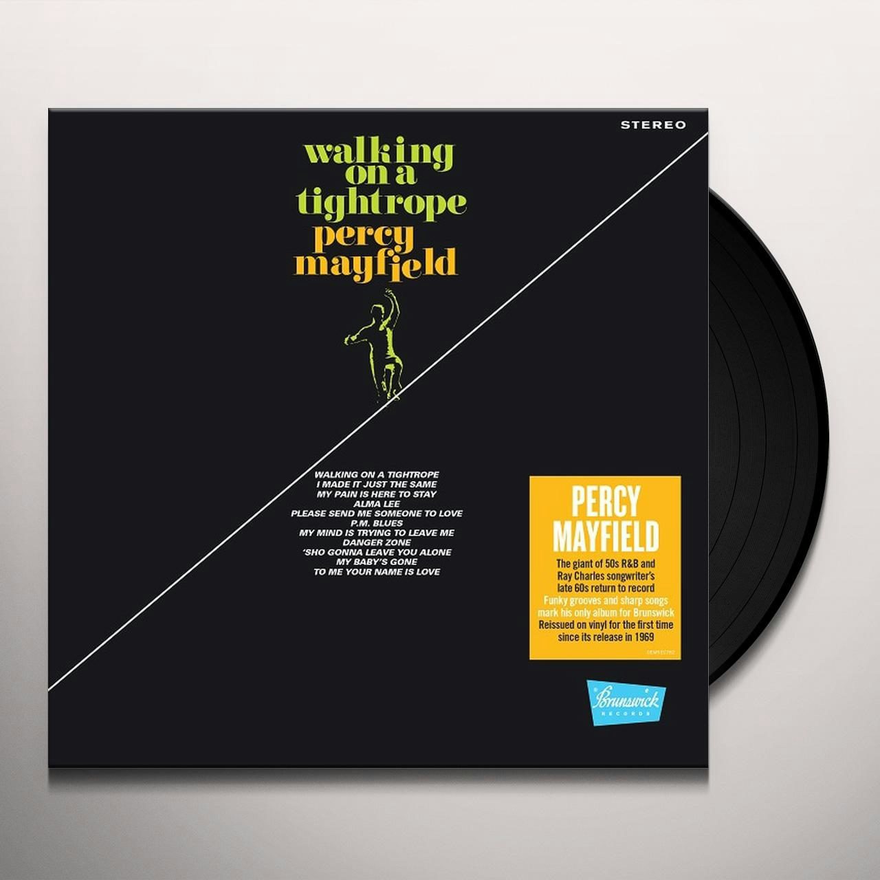 Percy Mayfield WALKING ON A TIGHTROPE Vinyl Record