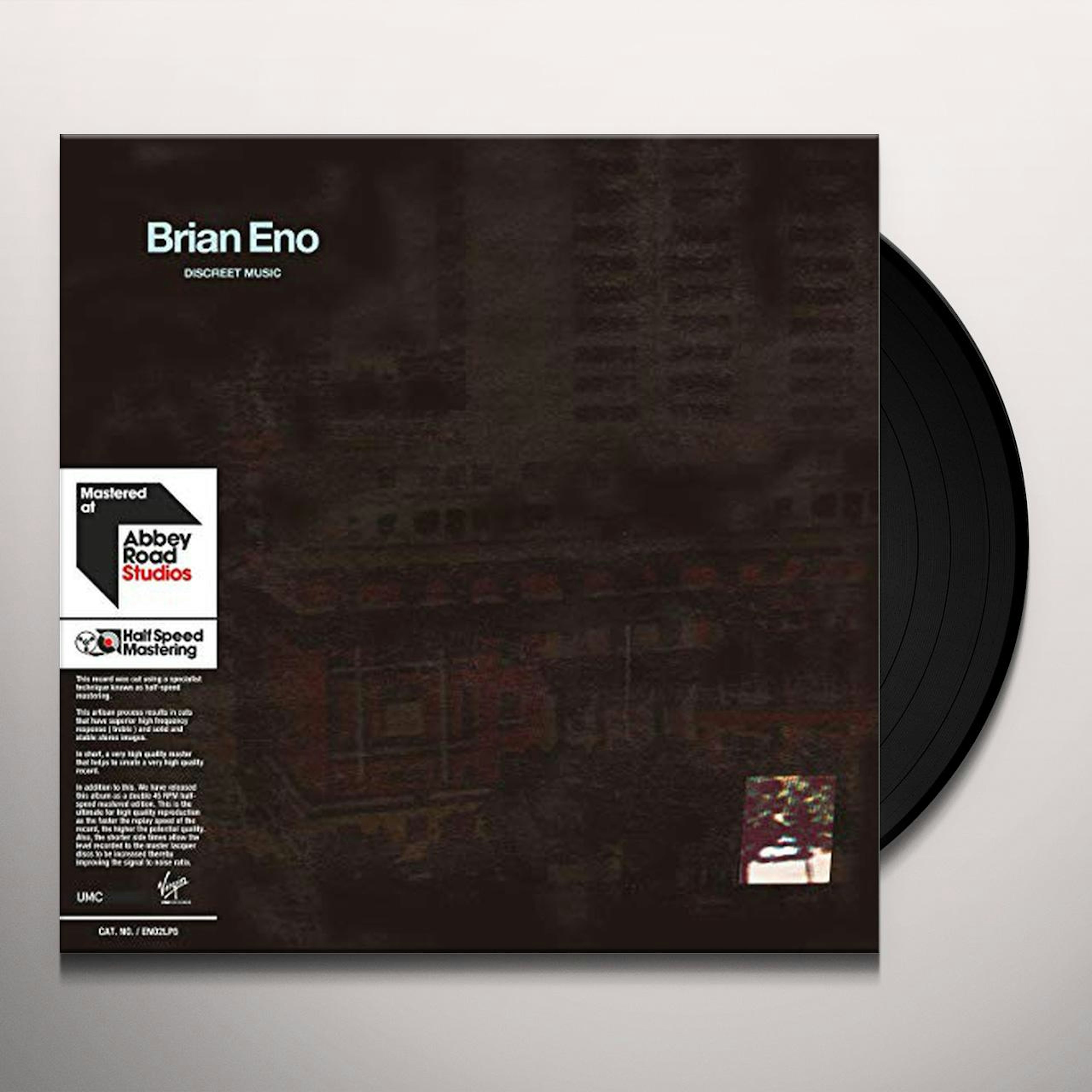 Brian Eno DISCREET MUSIC Vinyl Record
