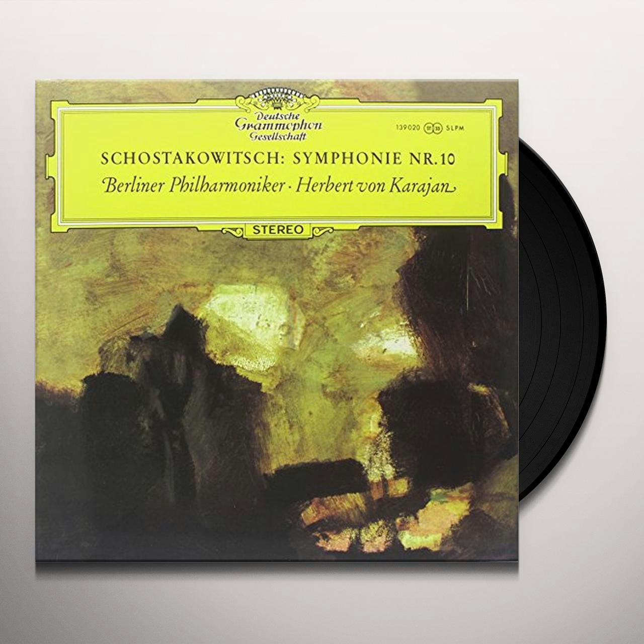 Shostakovich / Von Karajan SYMPHONY 10 Vinyl Record