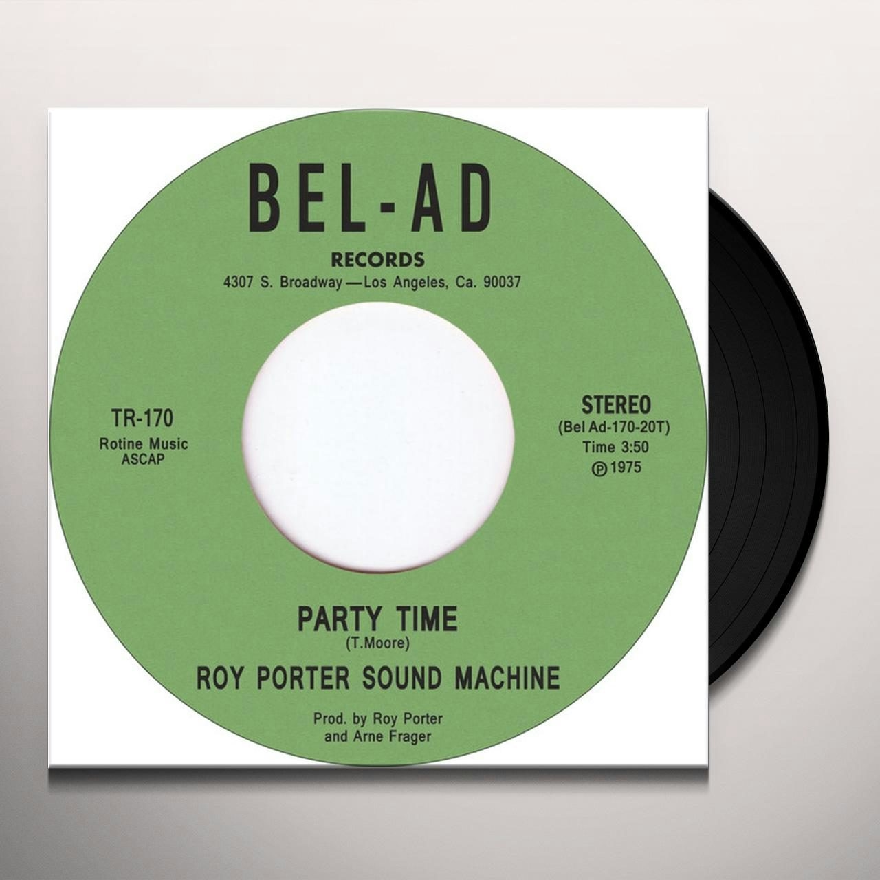 Roy Porter Sound Machine PARTY TIME Vinyl Record