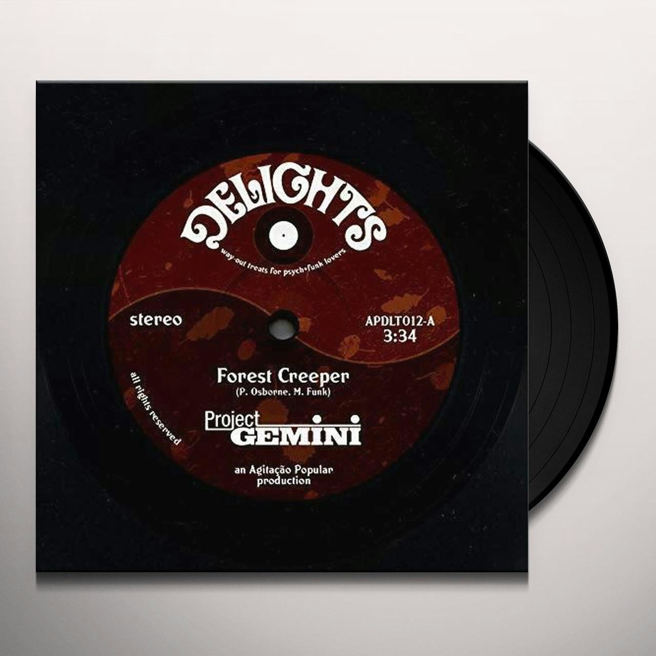 Project Gemini Forest Creeper / Monsters at Gardens End Vinyl Record