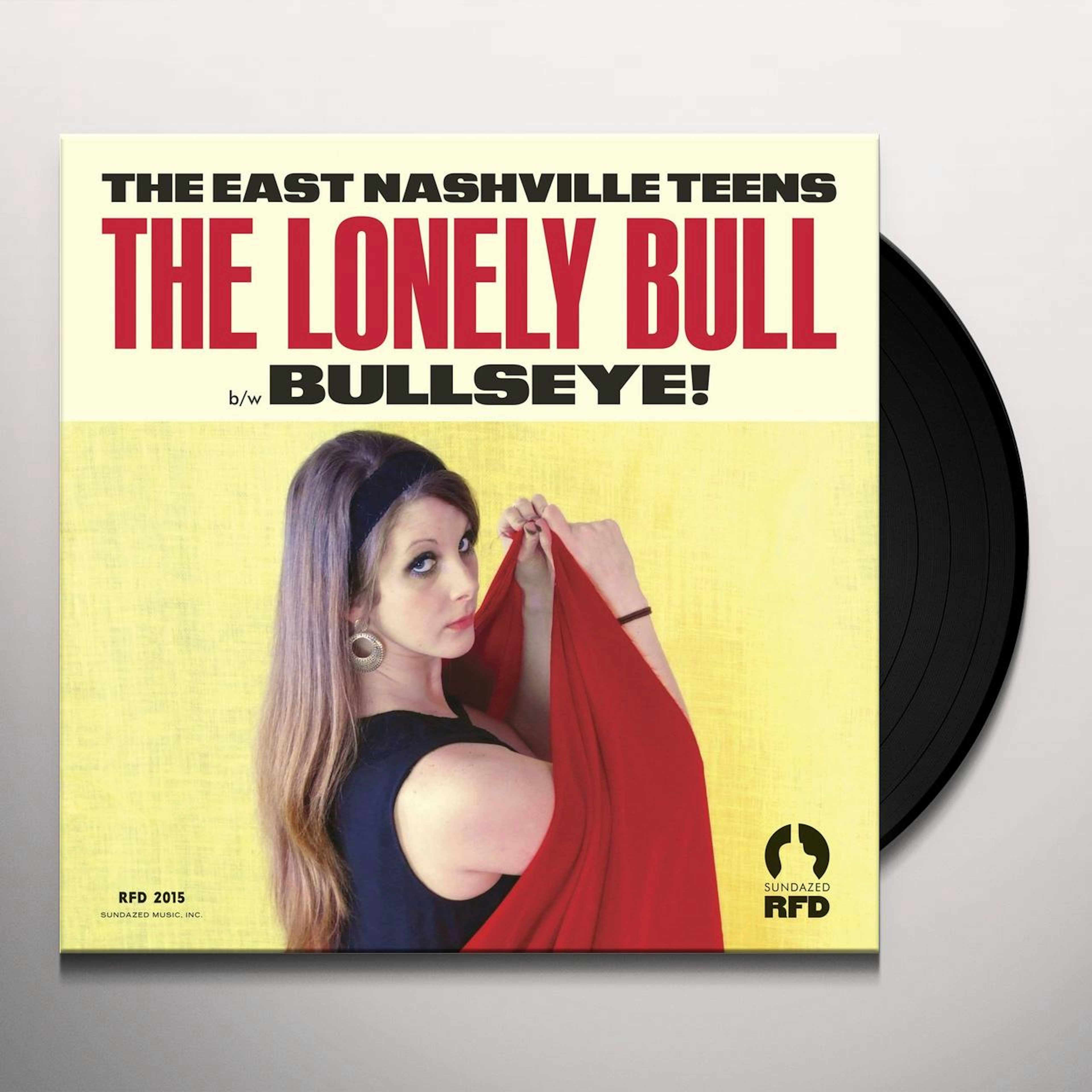East Nashville Teens The Lonely Bull / Bullseye! (Gold Vinyl) Vinyl Record