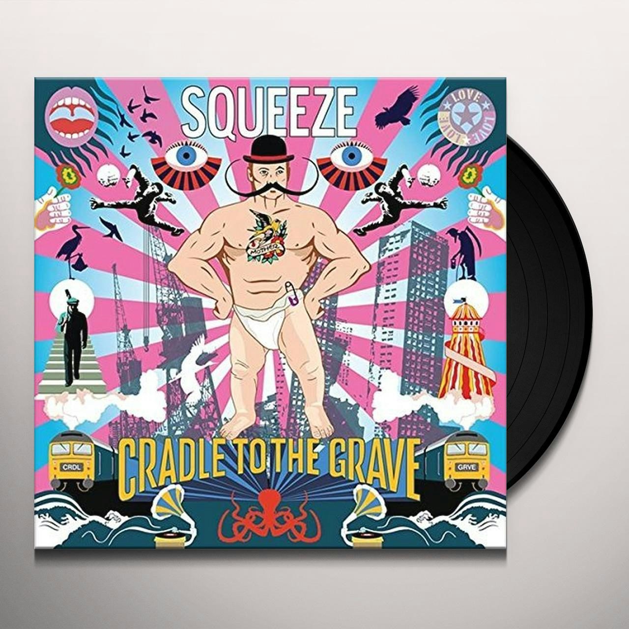 Squeeze CRADLE TO THE GRAVE Vinyl Record