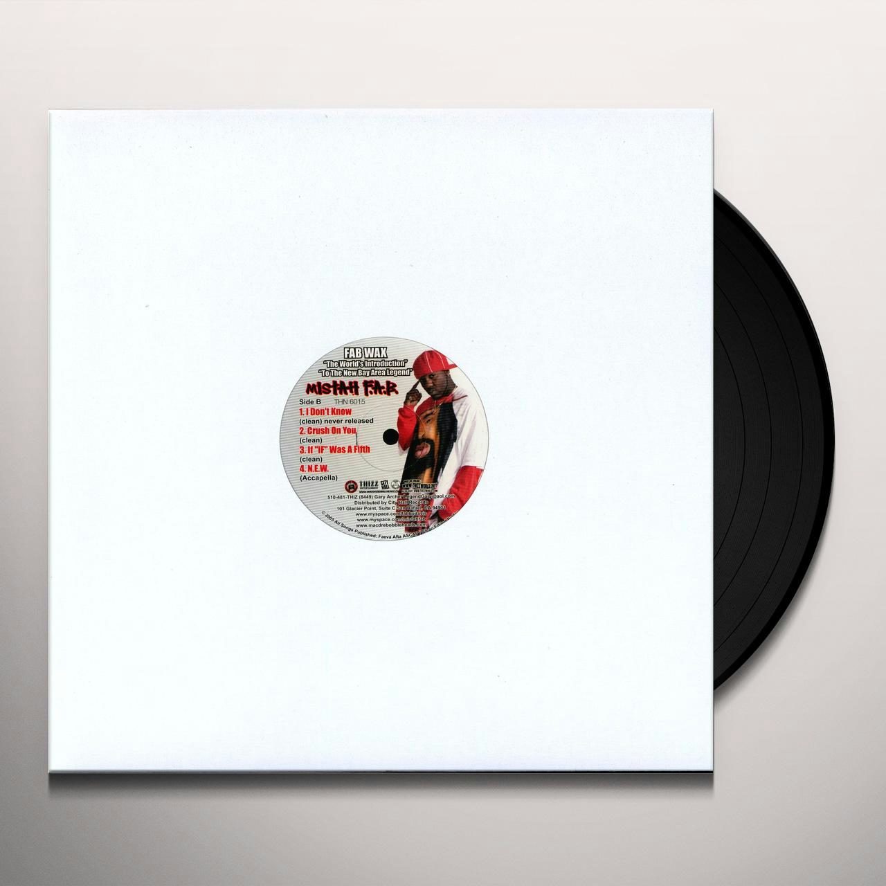 Mistah Fab SUPER SIC WIT IT & I DON'T KNOW Vinyl Record