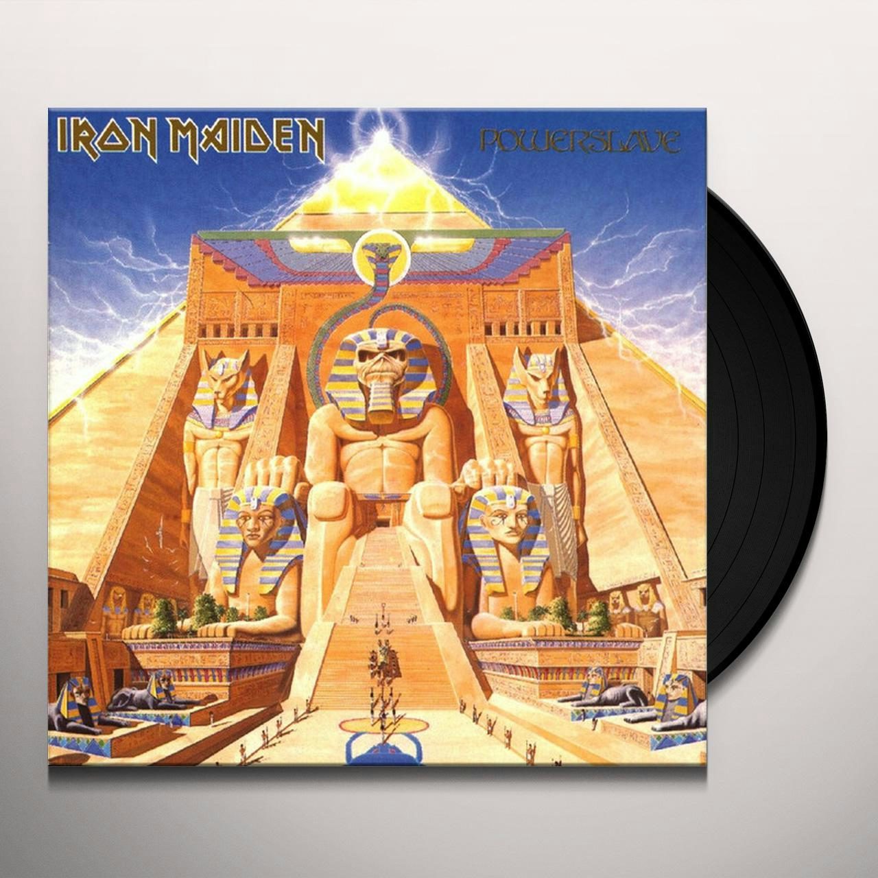 Iron Maiden POWERSLAVE Vinyl Record
