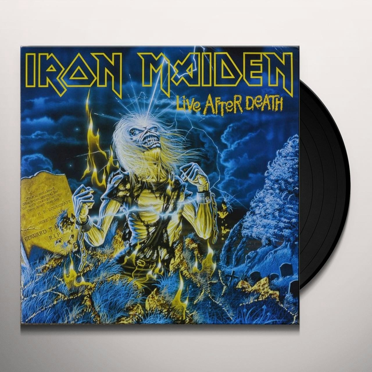 Iron Maiden Live After Death Vinyl Record