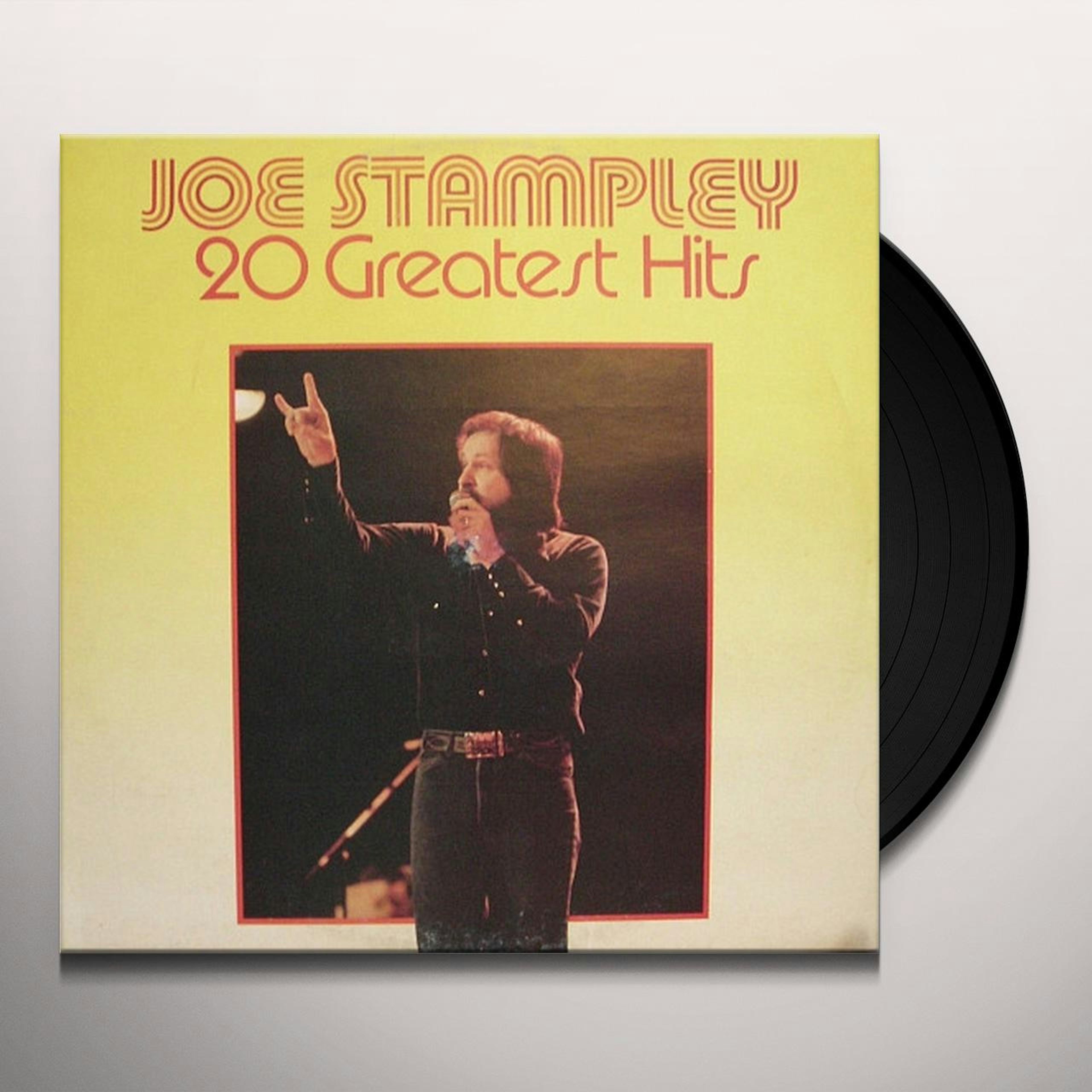 Joe Stampley 20 GREATEST HITS Vinyl Record