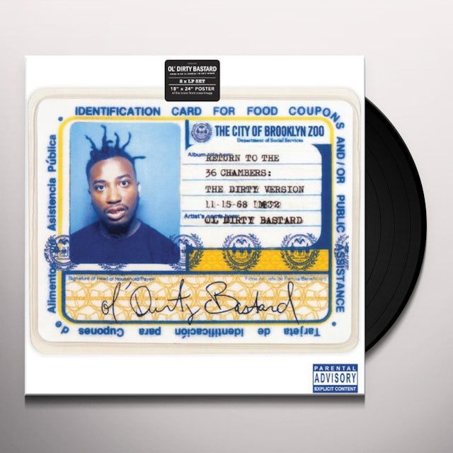 Ol Dirty Bastard RETURN TO THE 36 CHAMBERS Vinyl Record