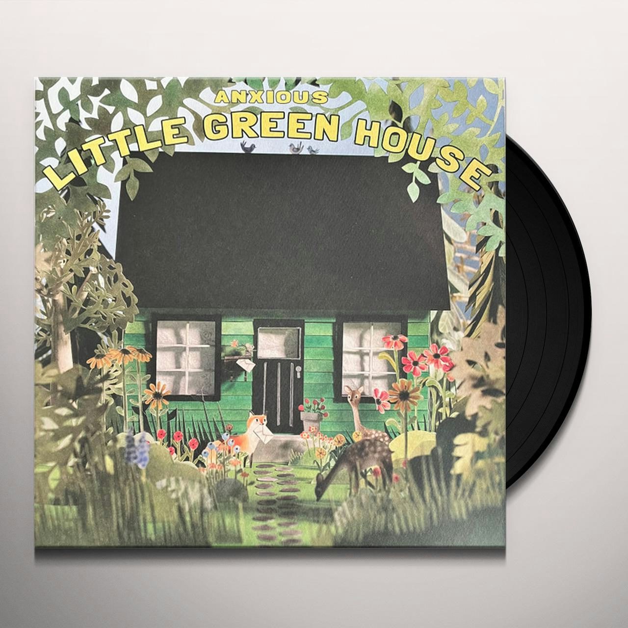 Anxious LITTLE GREEN HOUSE (PEACH SWIRL VINYL) Vinyl Record