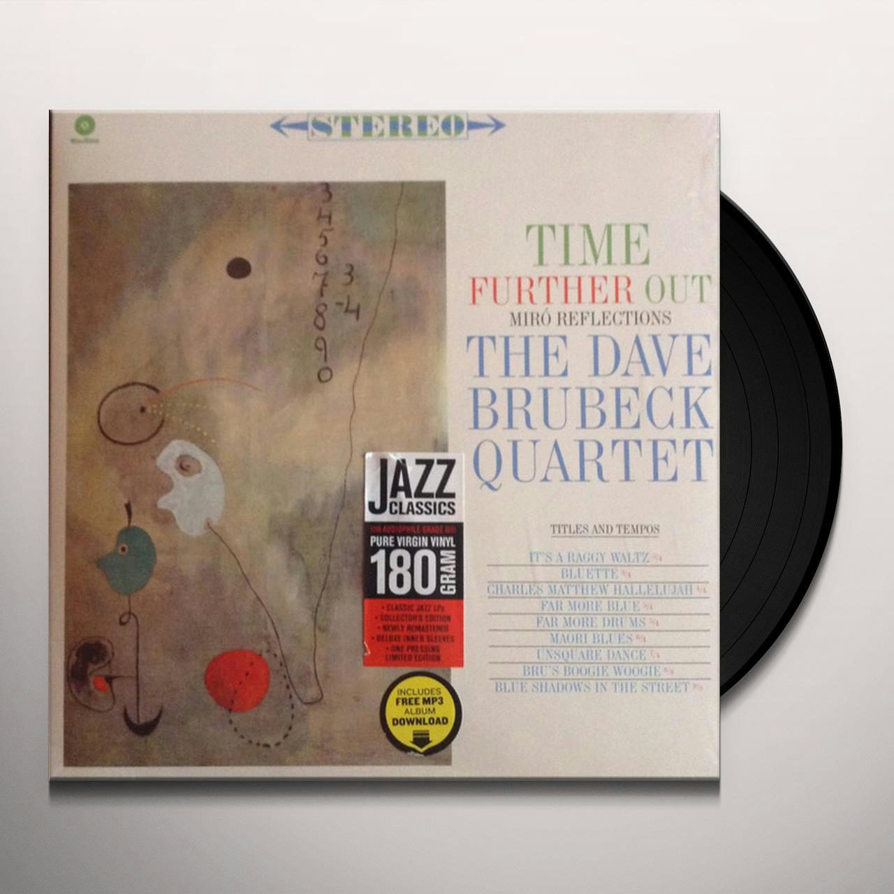 The Dave Brubeck Quartet TIME FURTHER OUT Vinyl Record