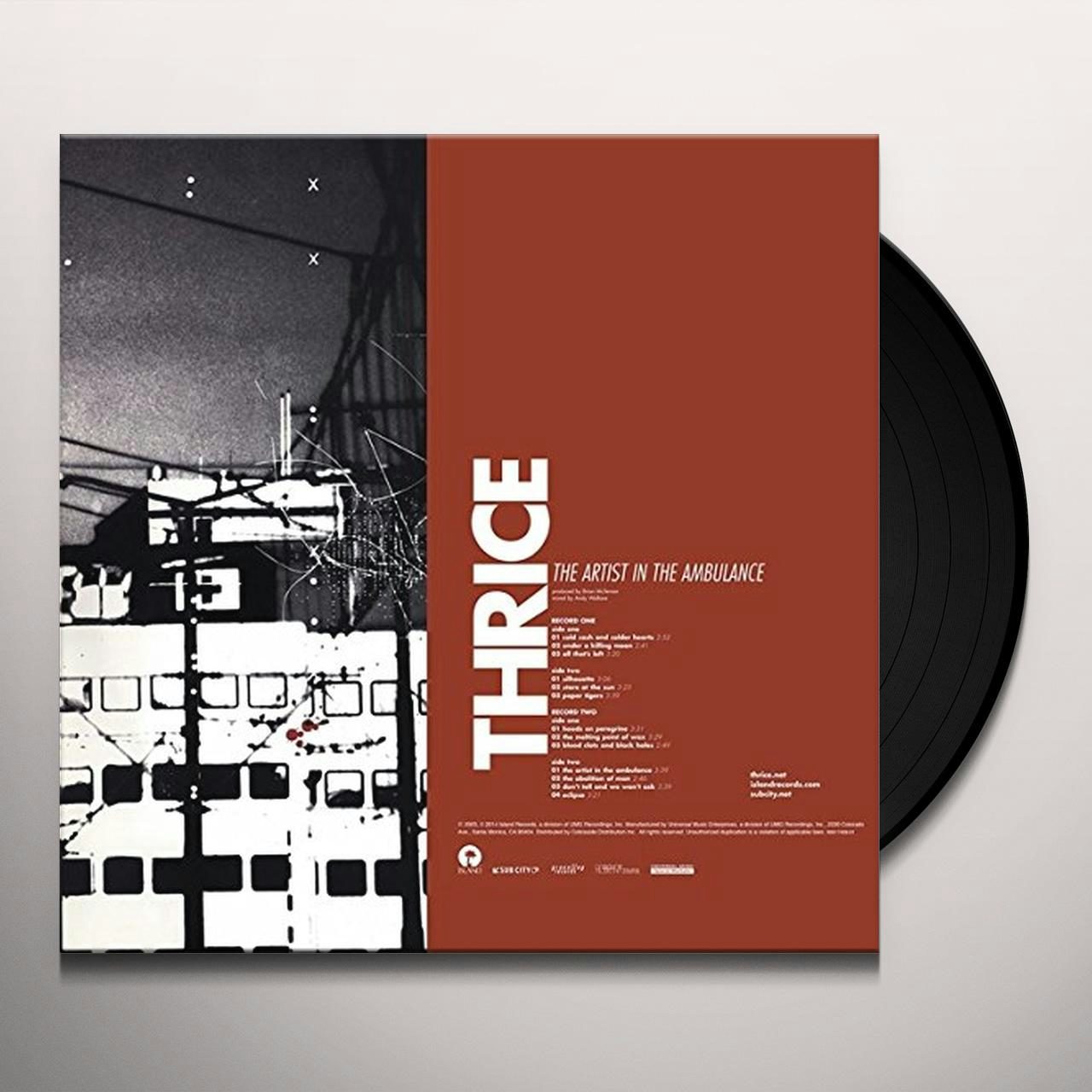 Thrice ARTIST IN THE AMBULANCE Vinyl Record