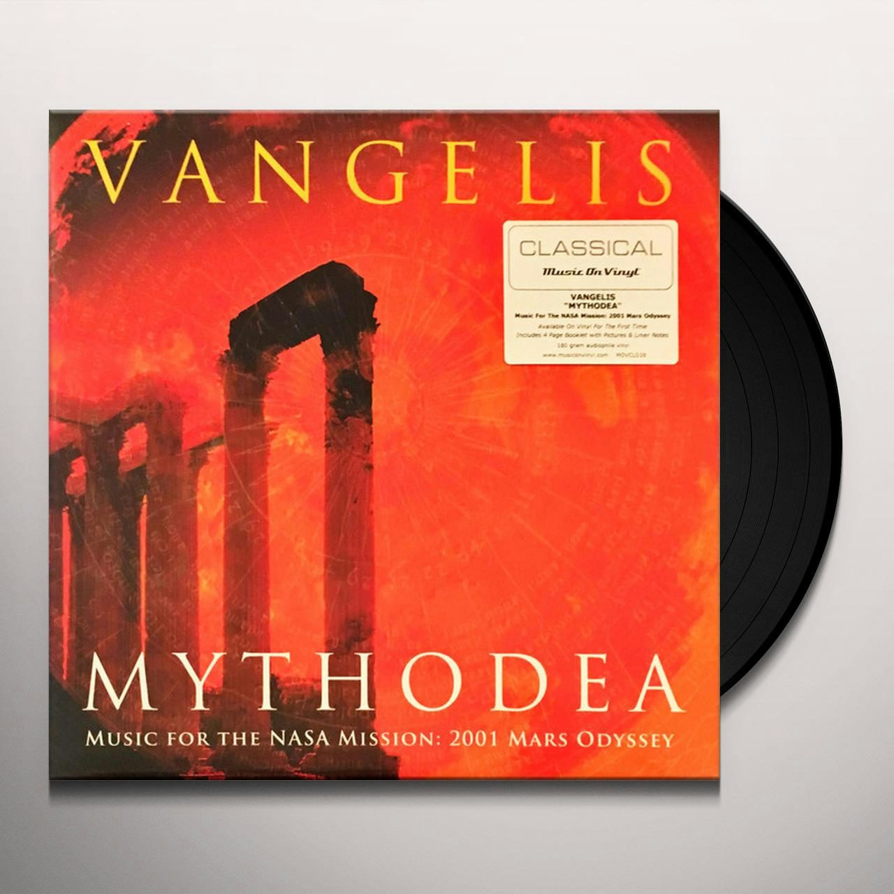 Vangelis MYTHODEA (MUSIC FOR THE NASA MISSION 2001 MARS Vinyl Record