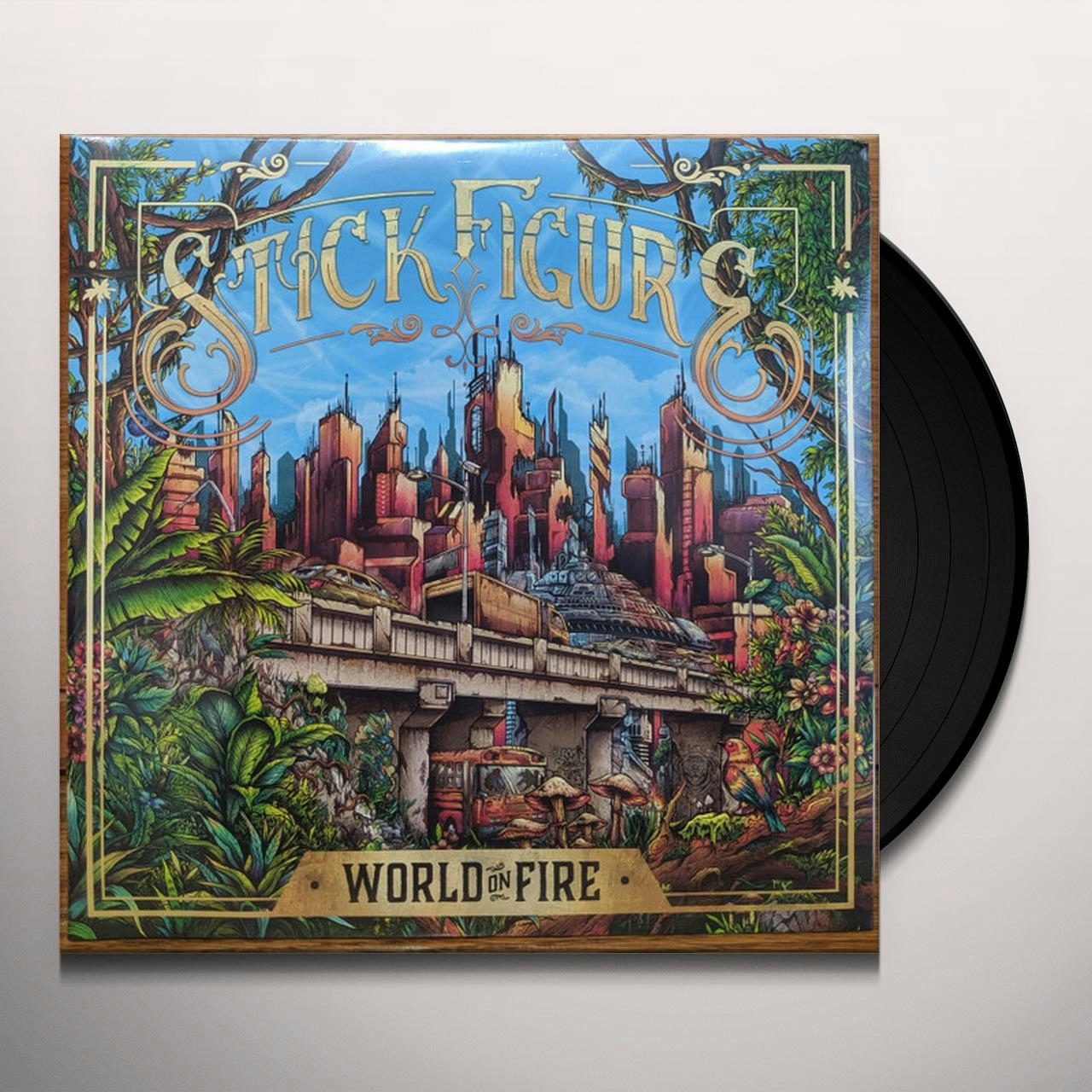 Stick Figure WORLD ON FIRE Vinyl Record