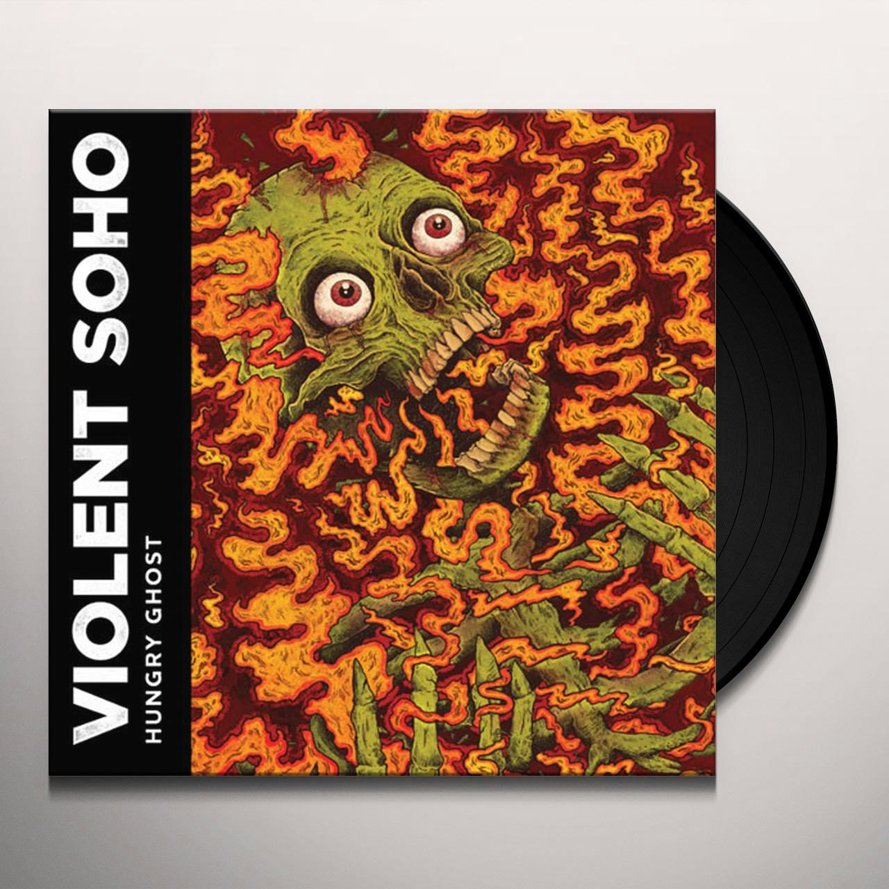 Violent Soho HUNGRY GHOST (10 YEAR ANNIVERSARY) (BLACK & RED SPLATTER ...