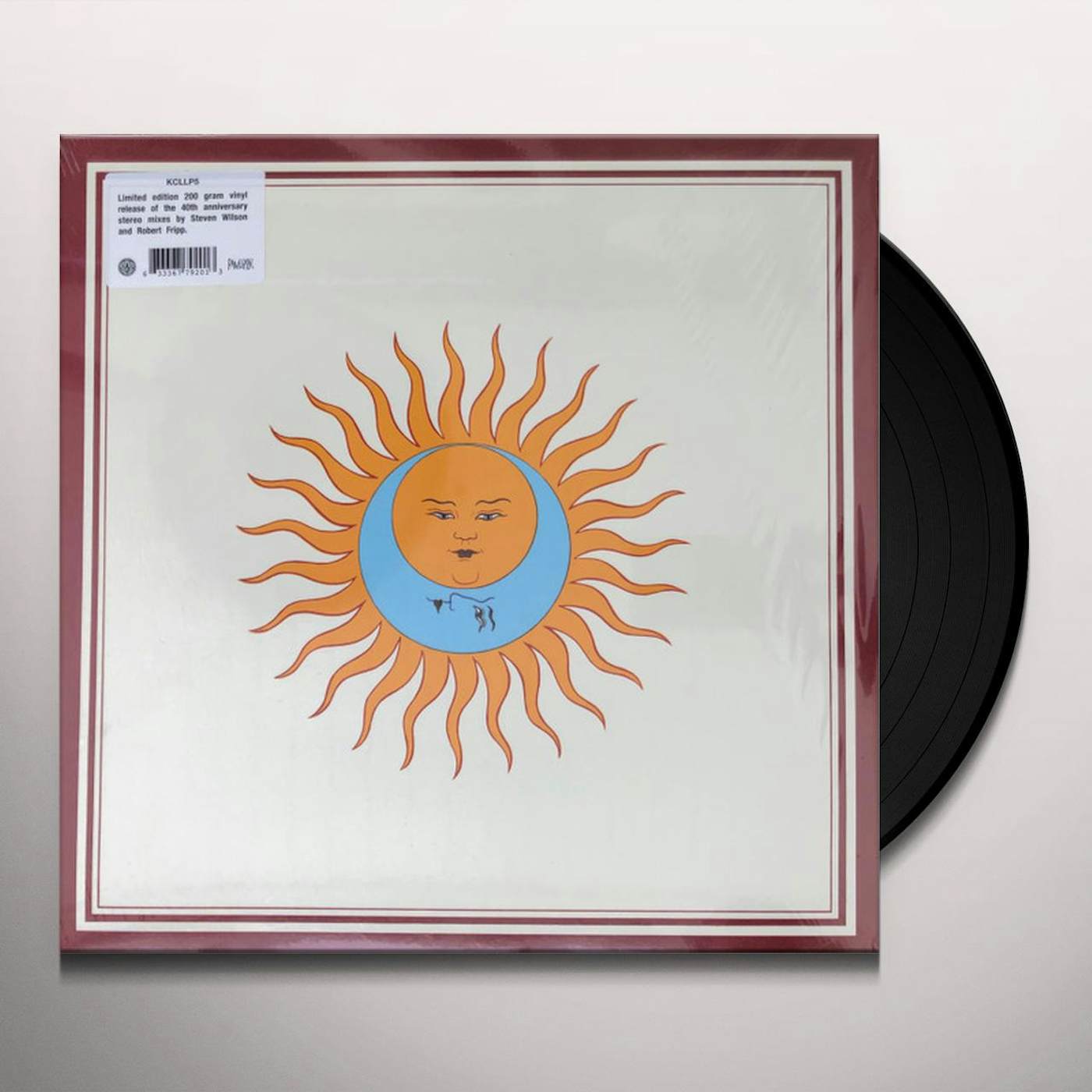 King Crimson Larks' Tongues In Aspic 200 G 40th Anniversary Steven Wilson Remix Vinyl Record