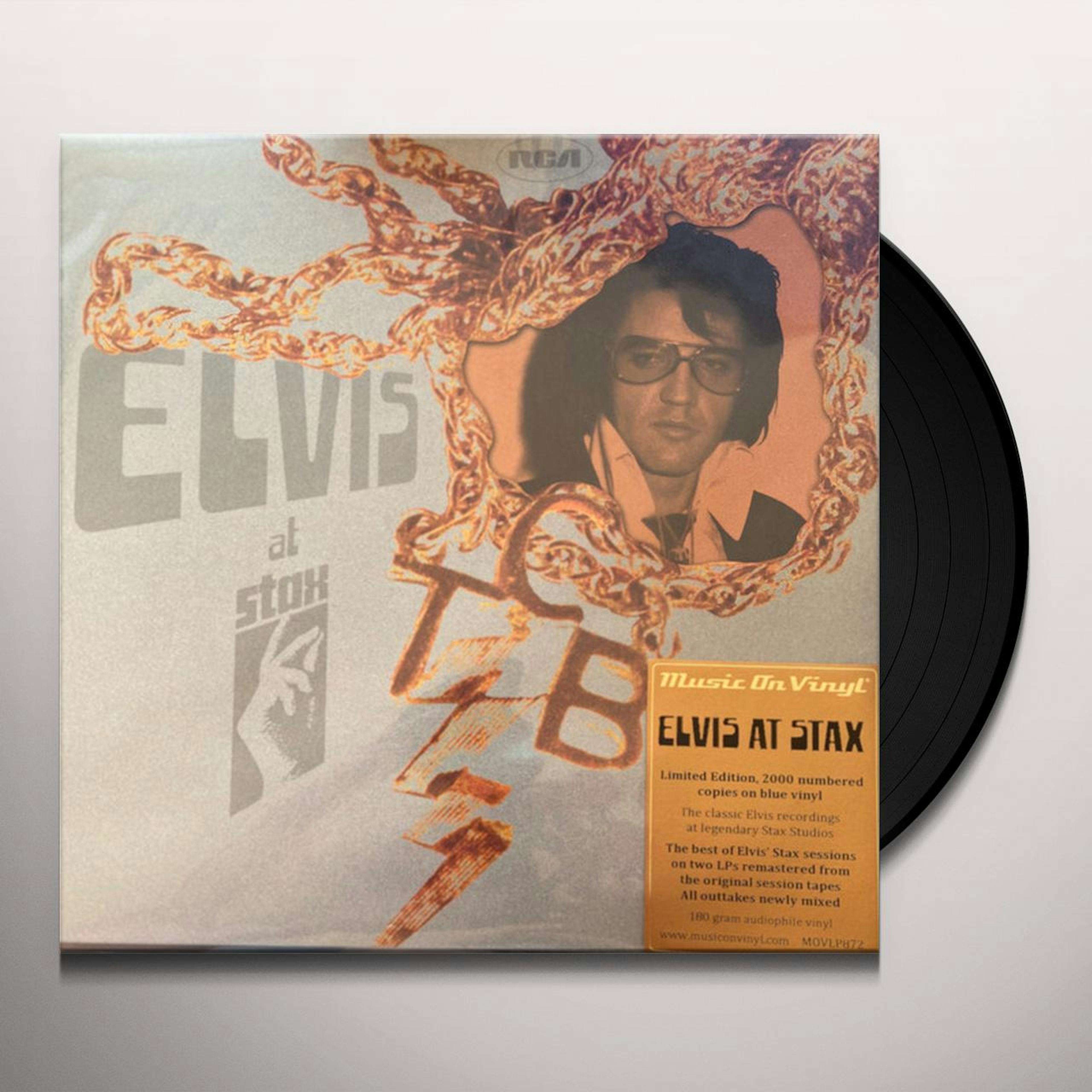 Elvis Presley AT STAX (2LP/180G/BLUE VINYL) Vinyl Record