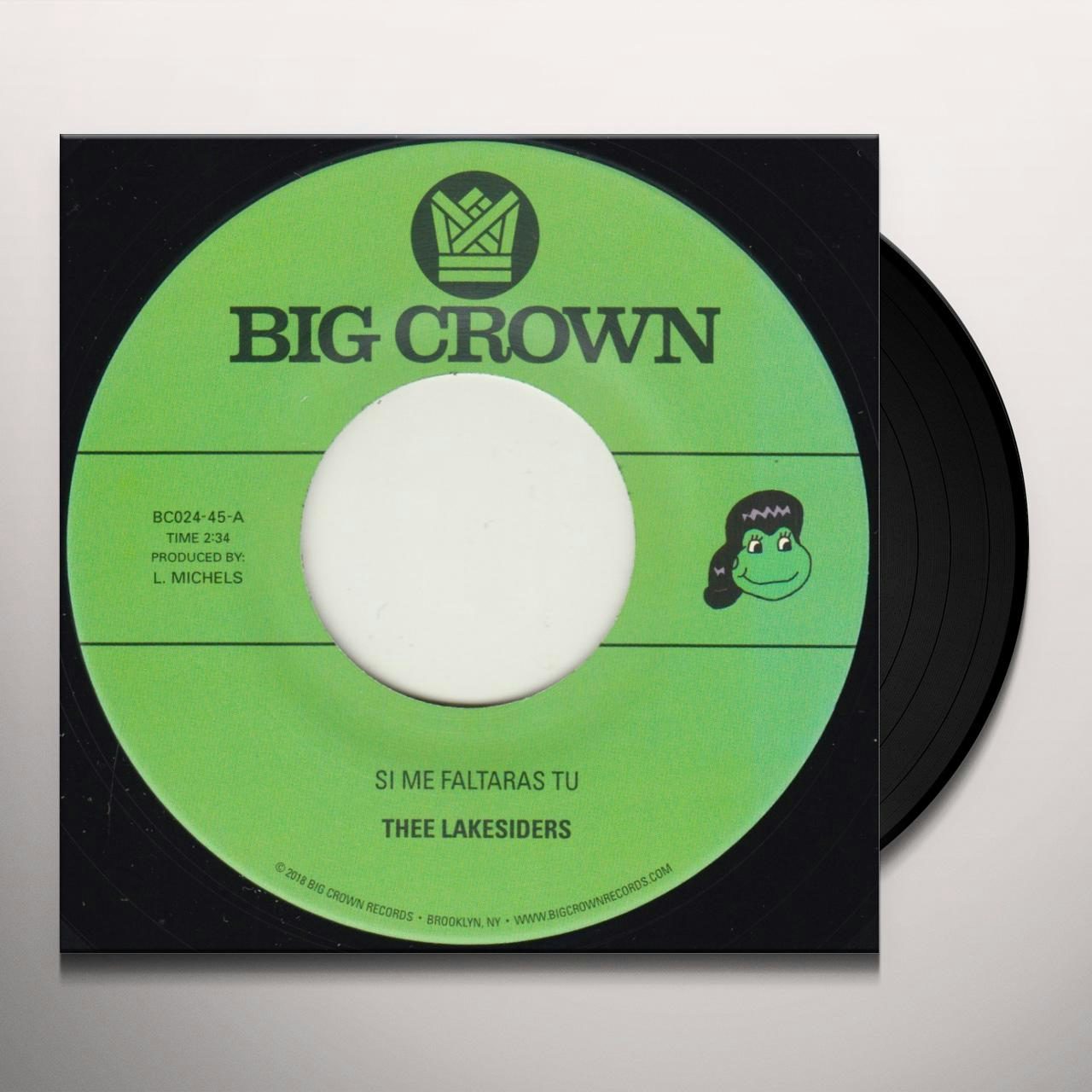 Thee Lakesiders SI ME FALTARAS TU / PARACHUTE Vinyl Record