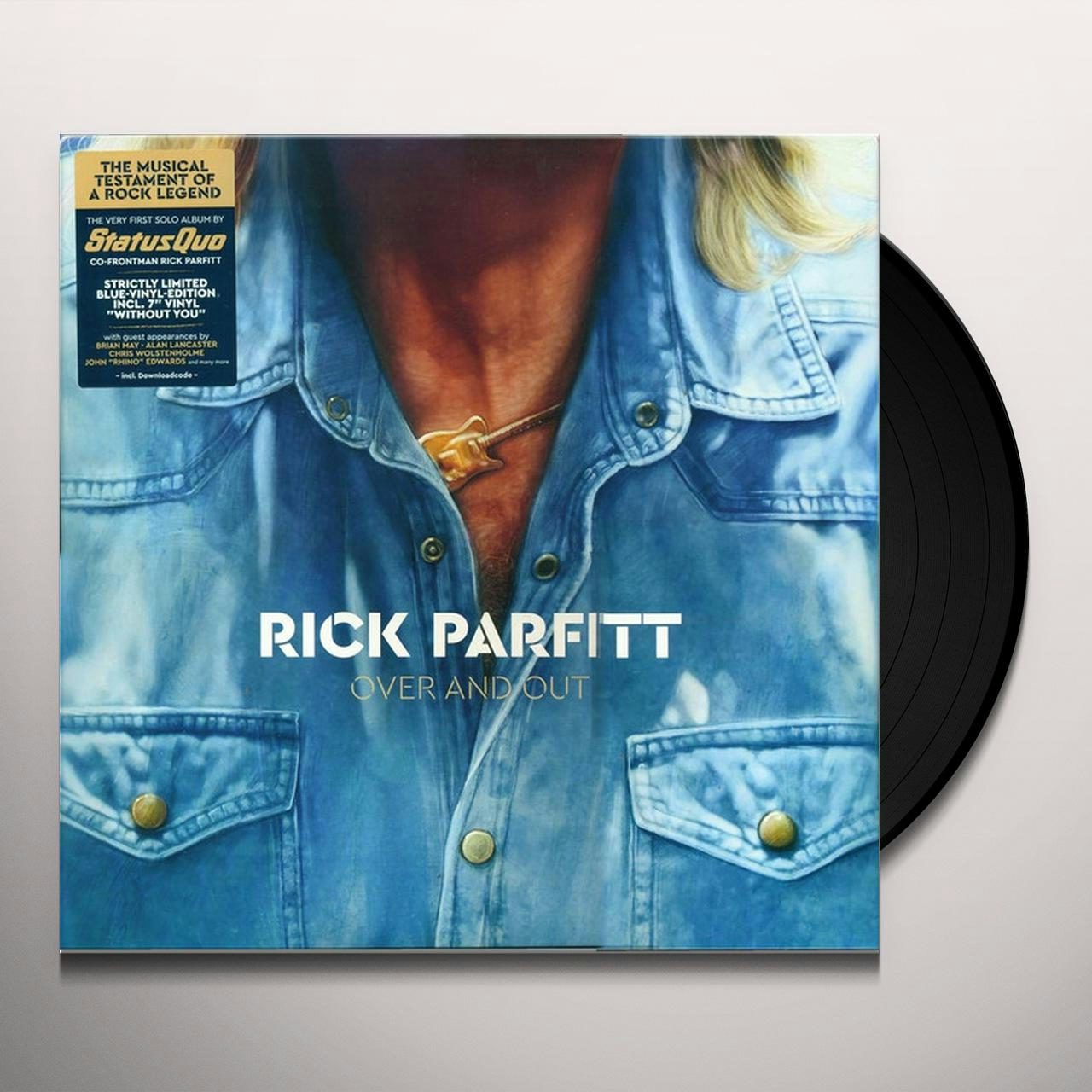 Rick Parfitt OVER AND OUT Vinyl Record