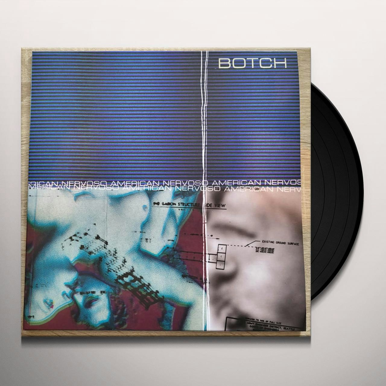 Botch AMERICAN NERVOSO (25TH ANNIVERSARY) (TRANSPARENT BLUE & SILVER ...