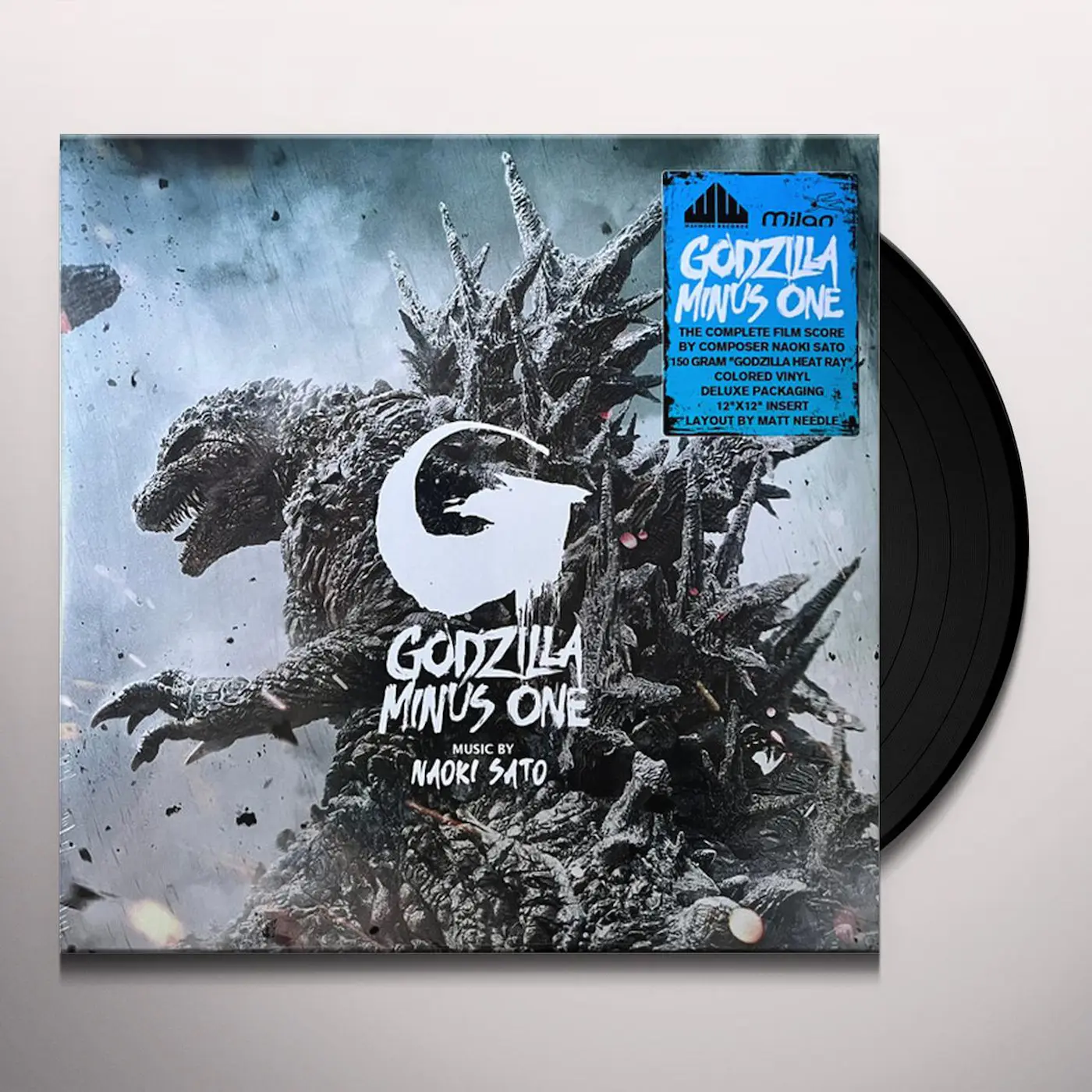 Naoki Sato GODZILLA MINUS ONE (2LP/GREEN & BLUE VINYL/150G) Vinyl Record
