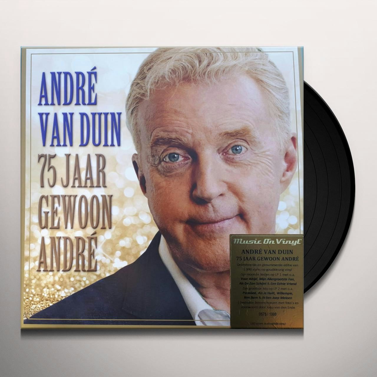 André van Duin 75 JAAR GEWOON ANDRE (LIMITED/GOLD VINYL/ 180G/2LP ...