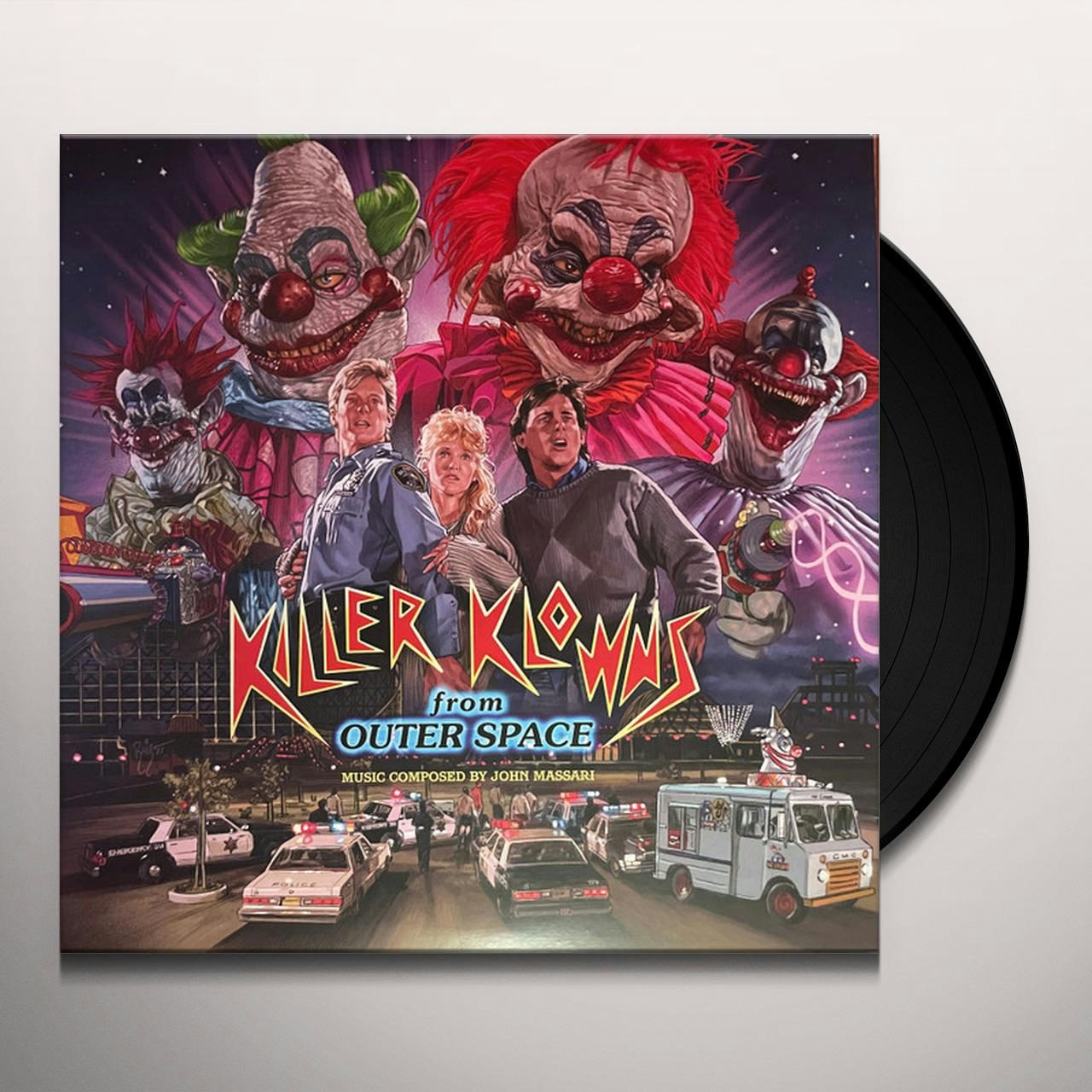 John Massari Killer Klowns From Outer Space Violet Blue Vinyl 2lp