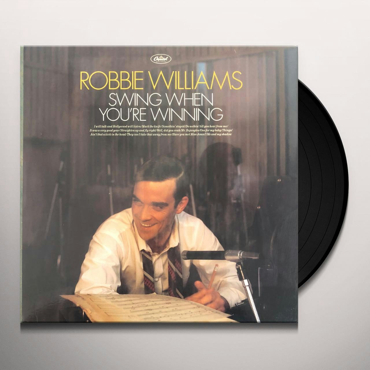 Robbie Williams SWING WHEN YOU'RE WINNING Vinyl Record