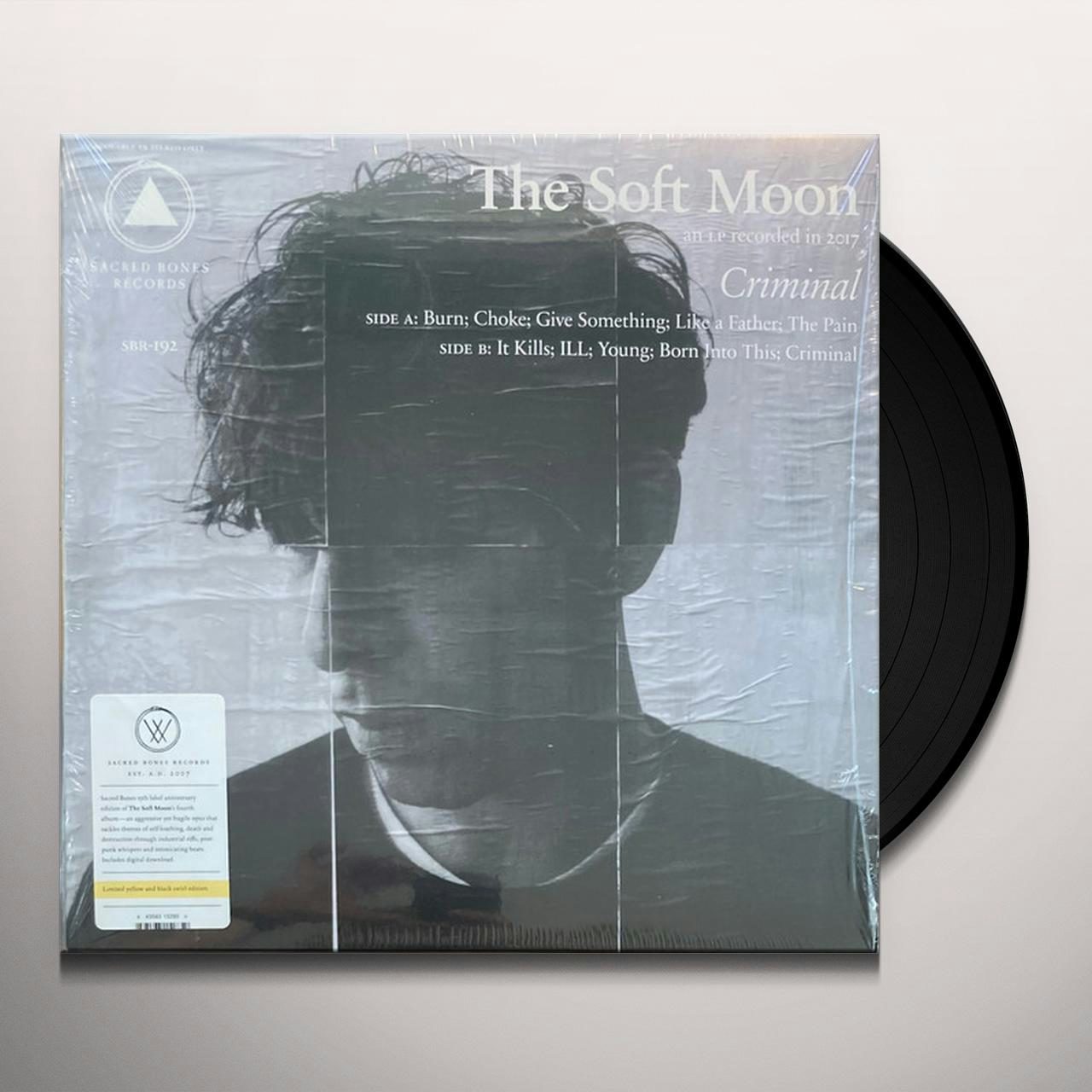 The Soft Moon CRIMINAL (SB 15 YEAR EDITION) (YELLOW & BLACK SWIRL VINYL ...