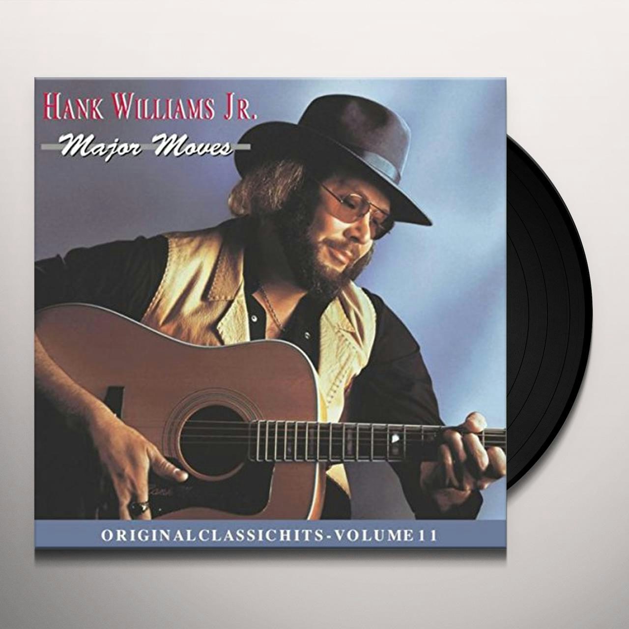 Hank Williams, Jr. MAJOR MOVES Vinyl Record