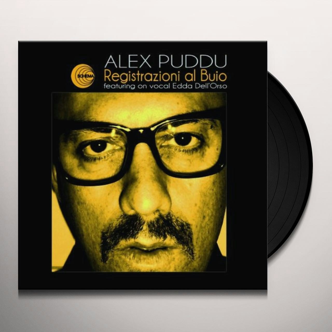 Alex Puddu REGISTRAZIONI AL BUIO Vinyl Record