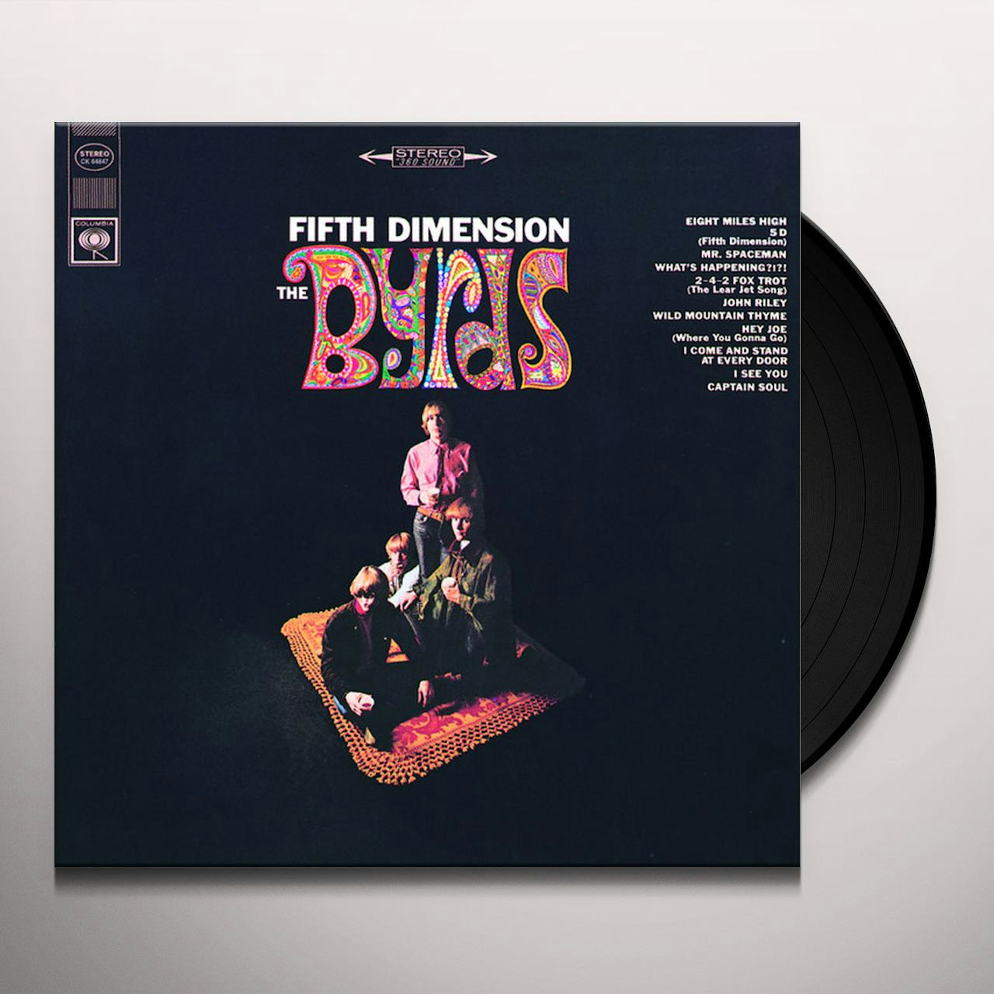 The Byrds FIFTH DIMENSION Vinyl Record