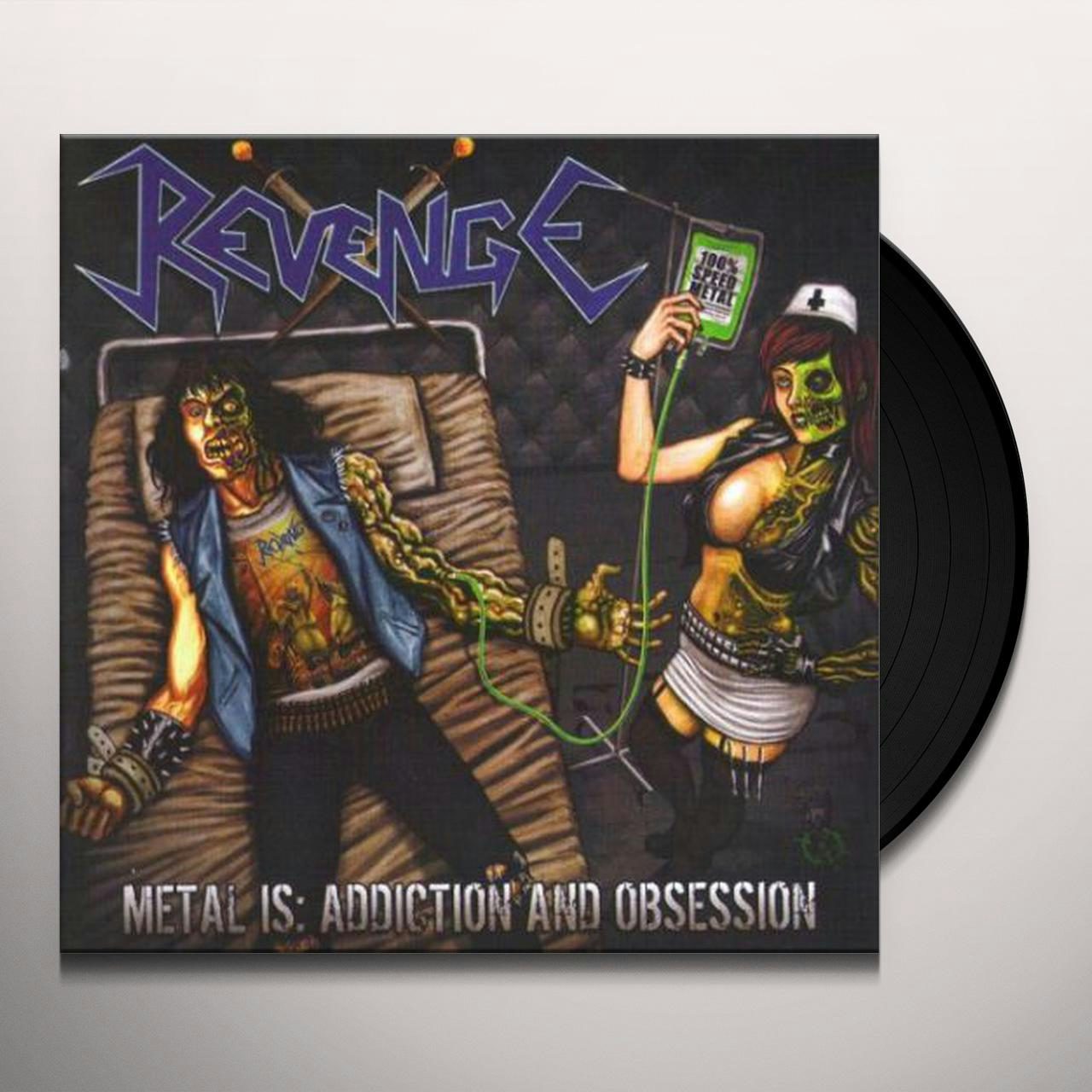 REVENGE METAL IS ADDICTION Vinyl Record